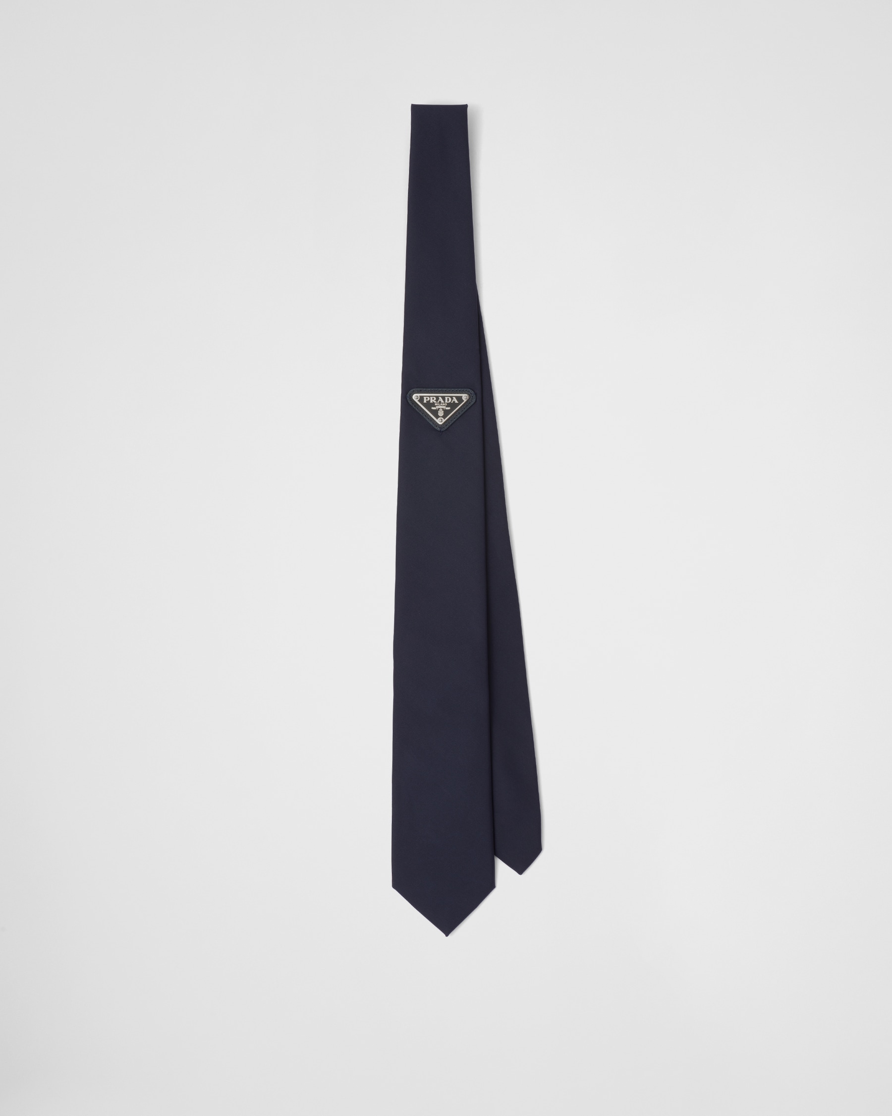 Blue Re-nylon Gabardine Tie | PRADA