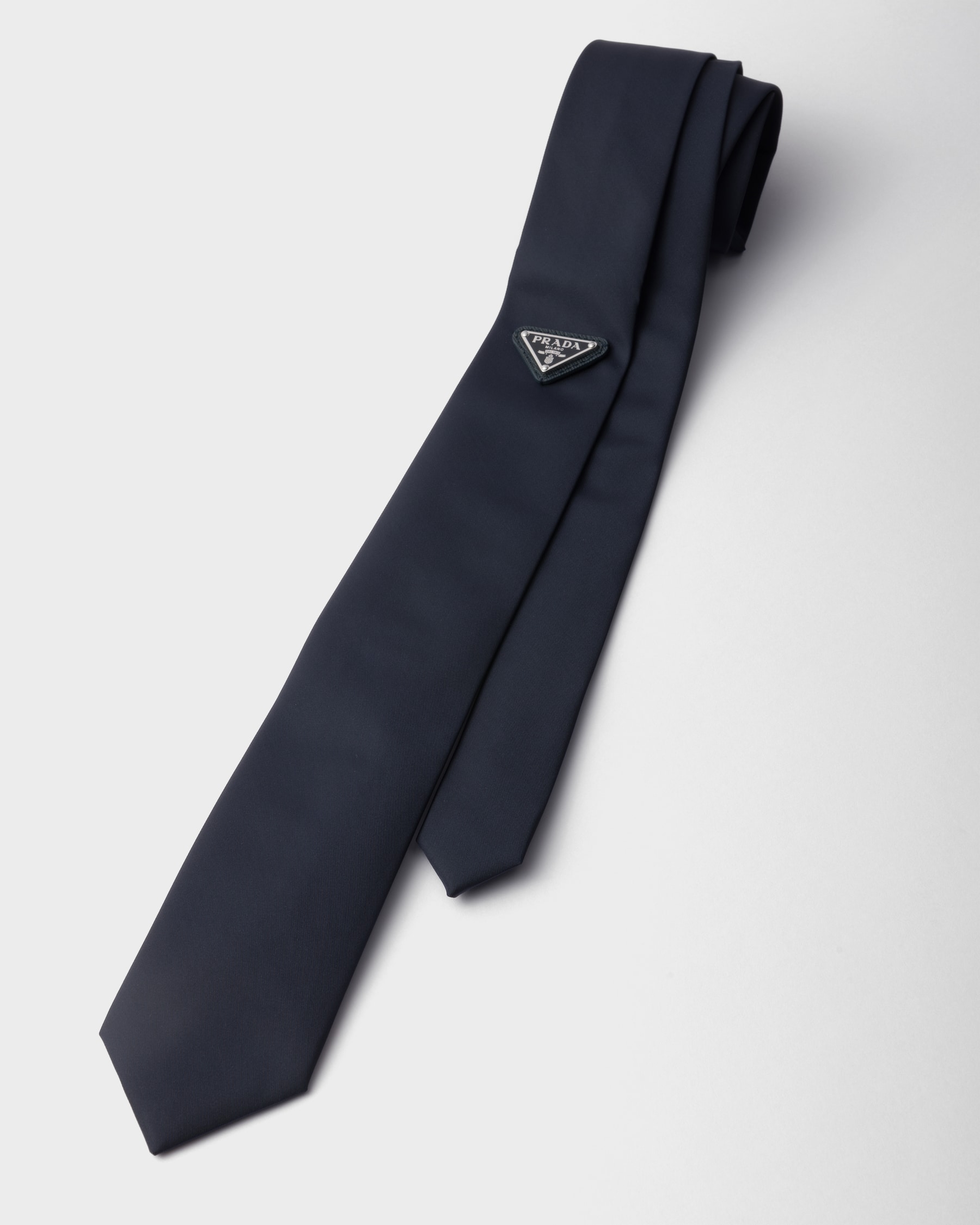 Blue Re-nylon Tie | PRADA