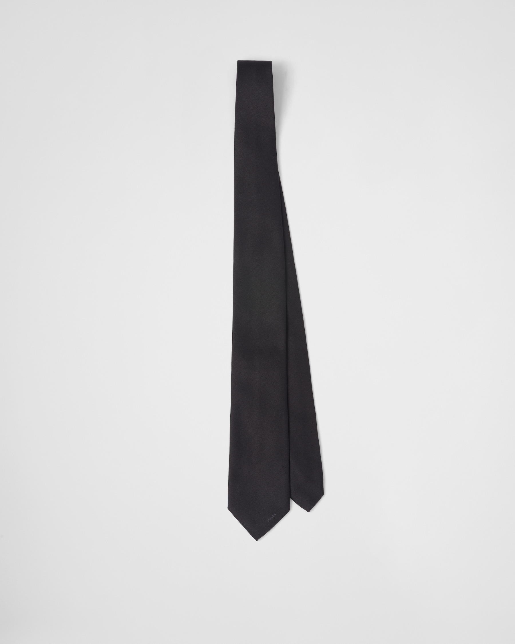 Black Satin Tie | PRADA