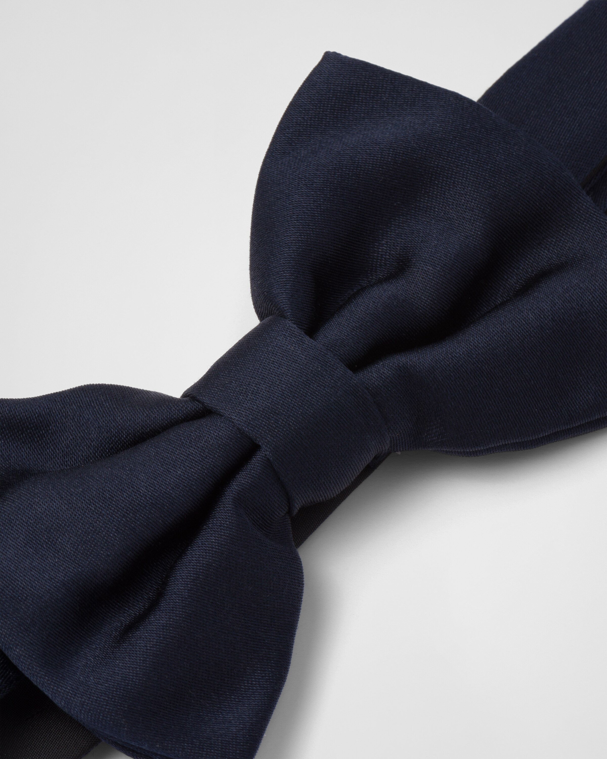 Nœud papillon en satin Bleu | Prada