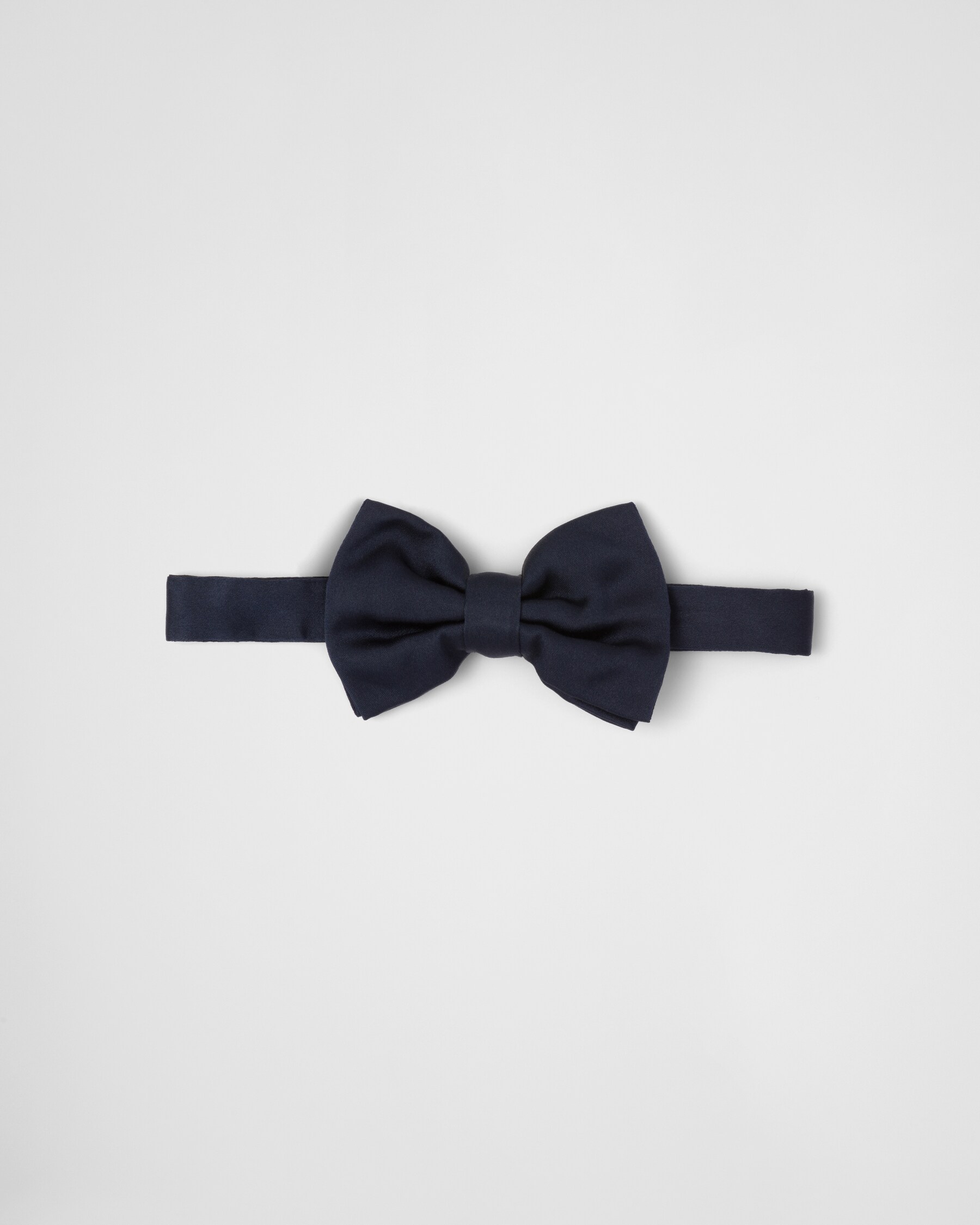 Navy Satin Bow-tie | PRADA