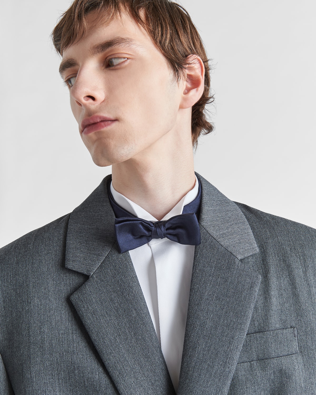 Papillon In Satin Blu | PRADA
