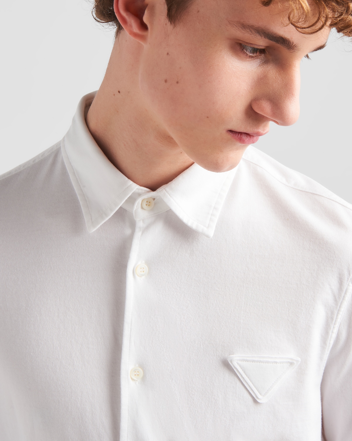 Camicia In Cotone Bianco | PRADA