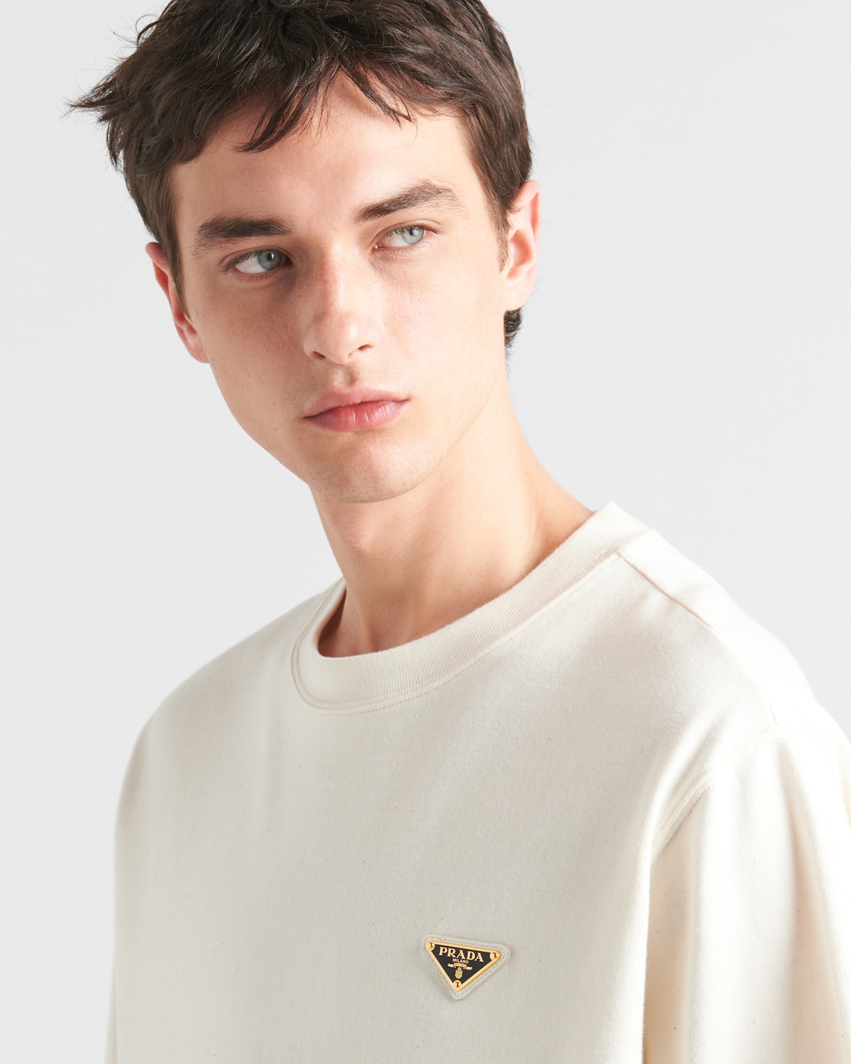 Natural Cotton T-shirt | PRADA