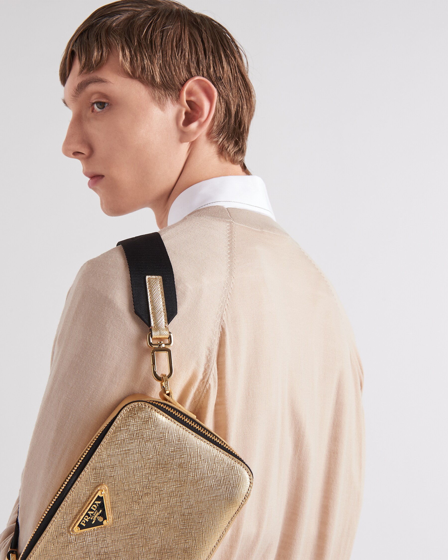 Albino White Worsted-wool Cardigan | PRADA