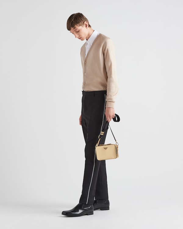Albino White Worsted-wool Cardigan | PRADA