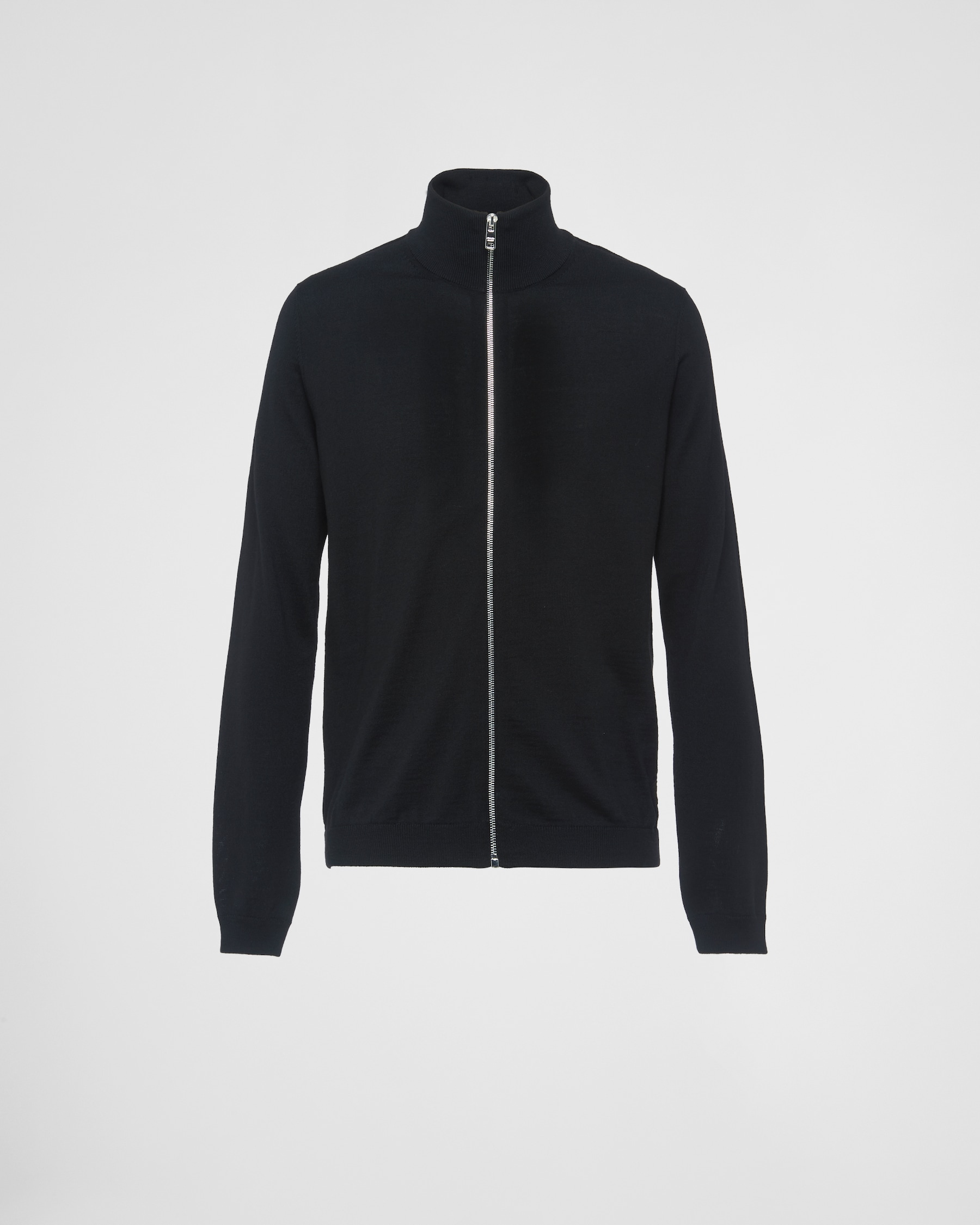 Black Wool Cardigan | PRADA
