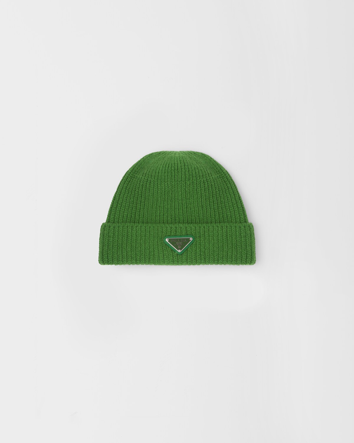 Green Wool And Cashmere Beanie | PRADA