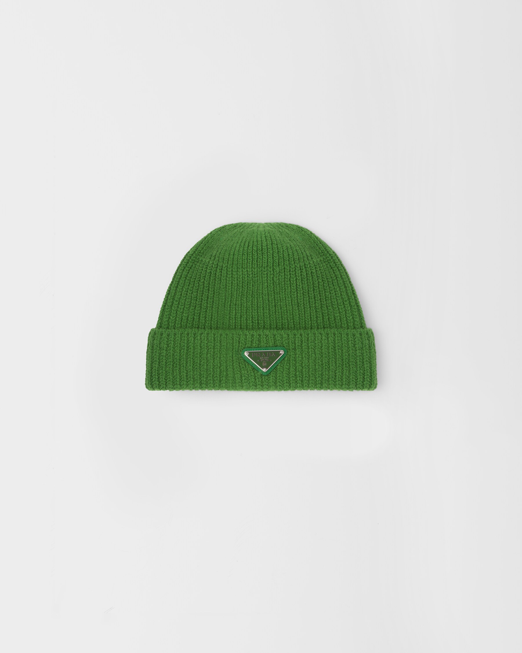 Green Wool And Cashmere Beanie | PRADA