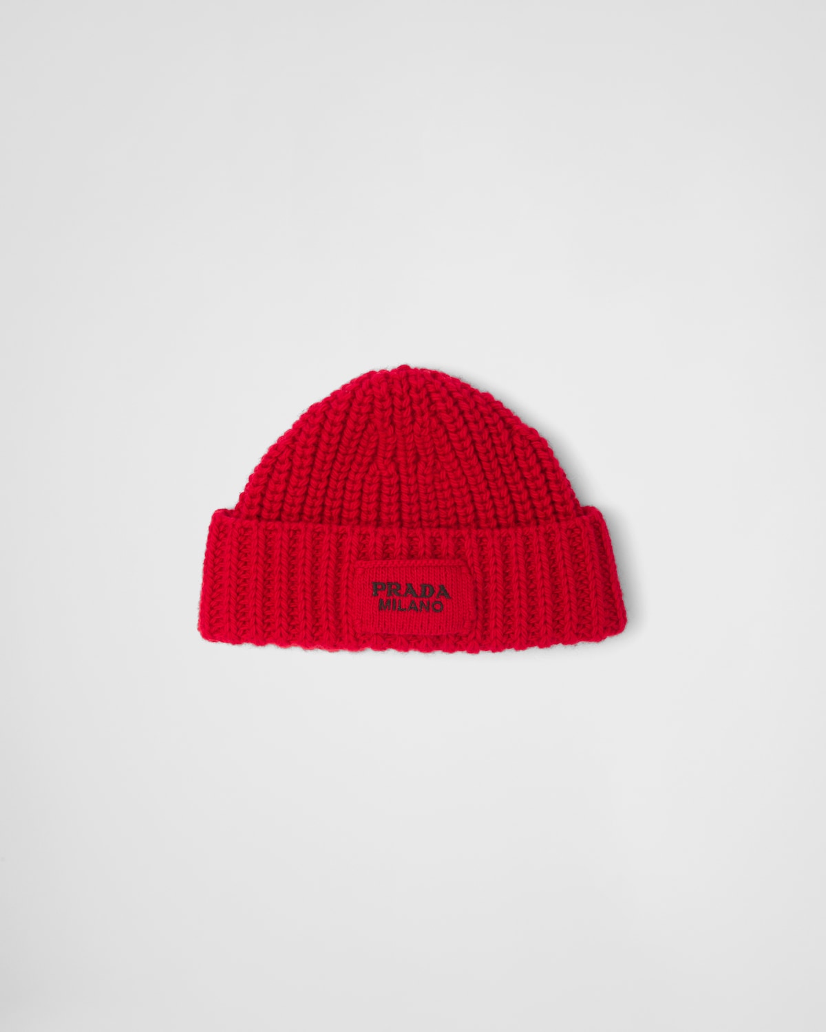 Red Cashmere Beanie | PRADA