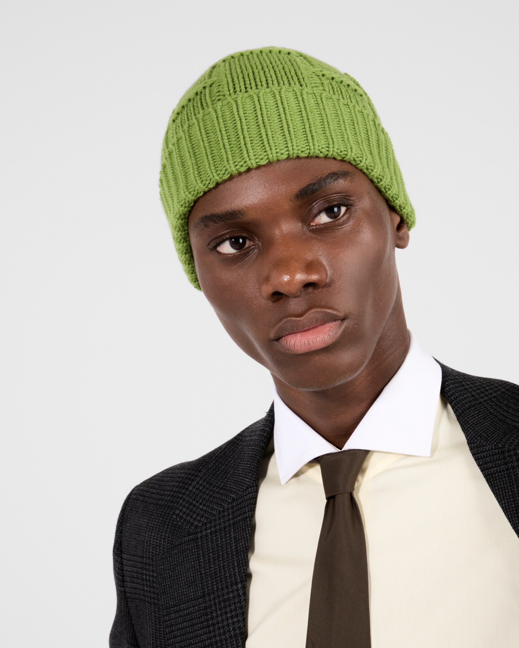 Ivy Green Cashmere Beanie | PRADA