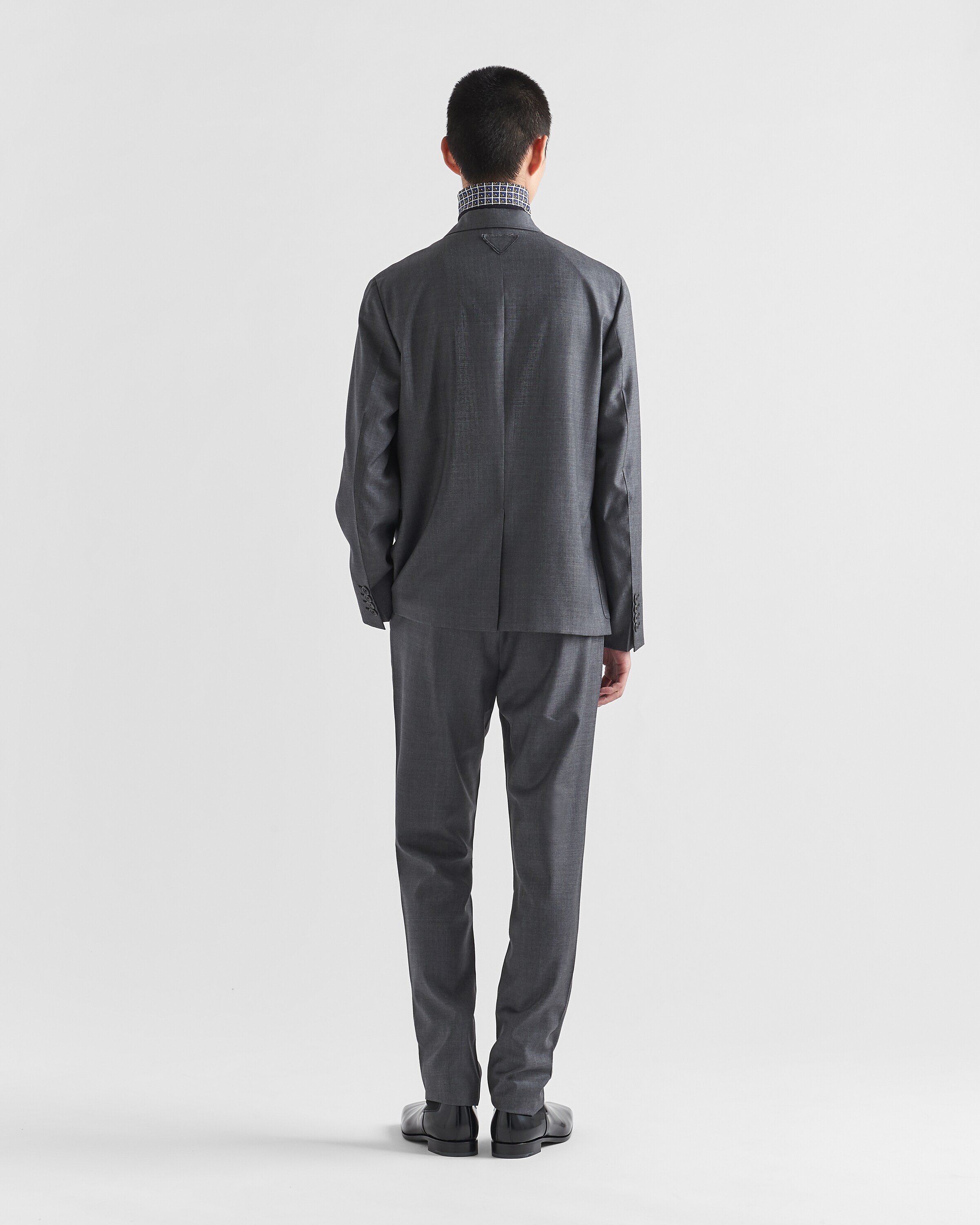 Slate Gray Wool pants | Prada