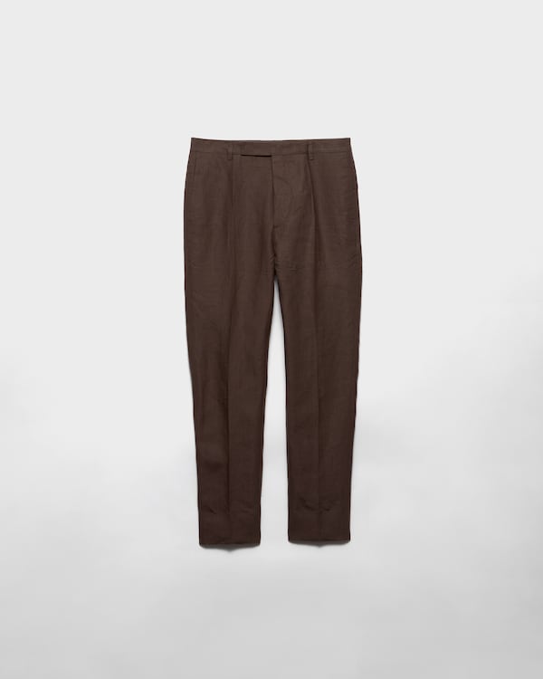 Clay Grey Cotton chino pants | PRADA Clay Grey Cotton chino pants | PRADA