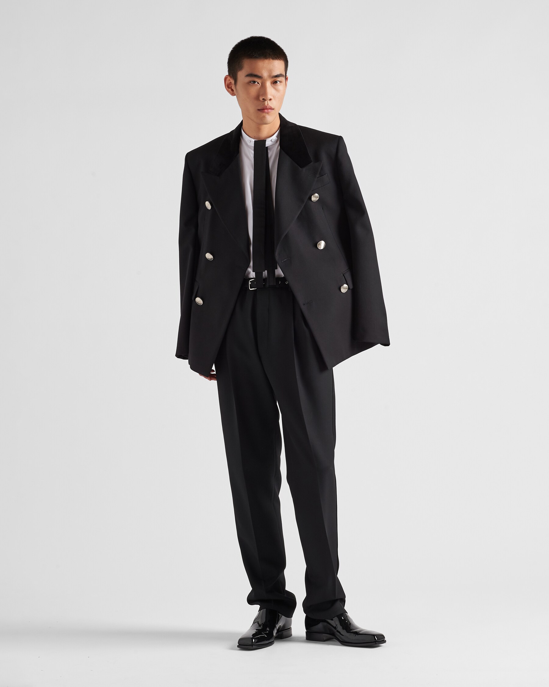 Black Wool Pants | PRADA