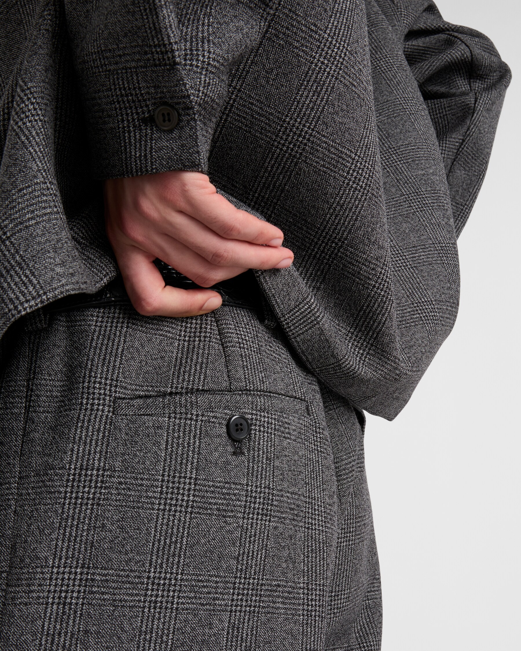 Slate Gray Wool Pants | PRADA