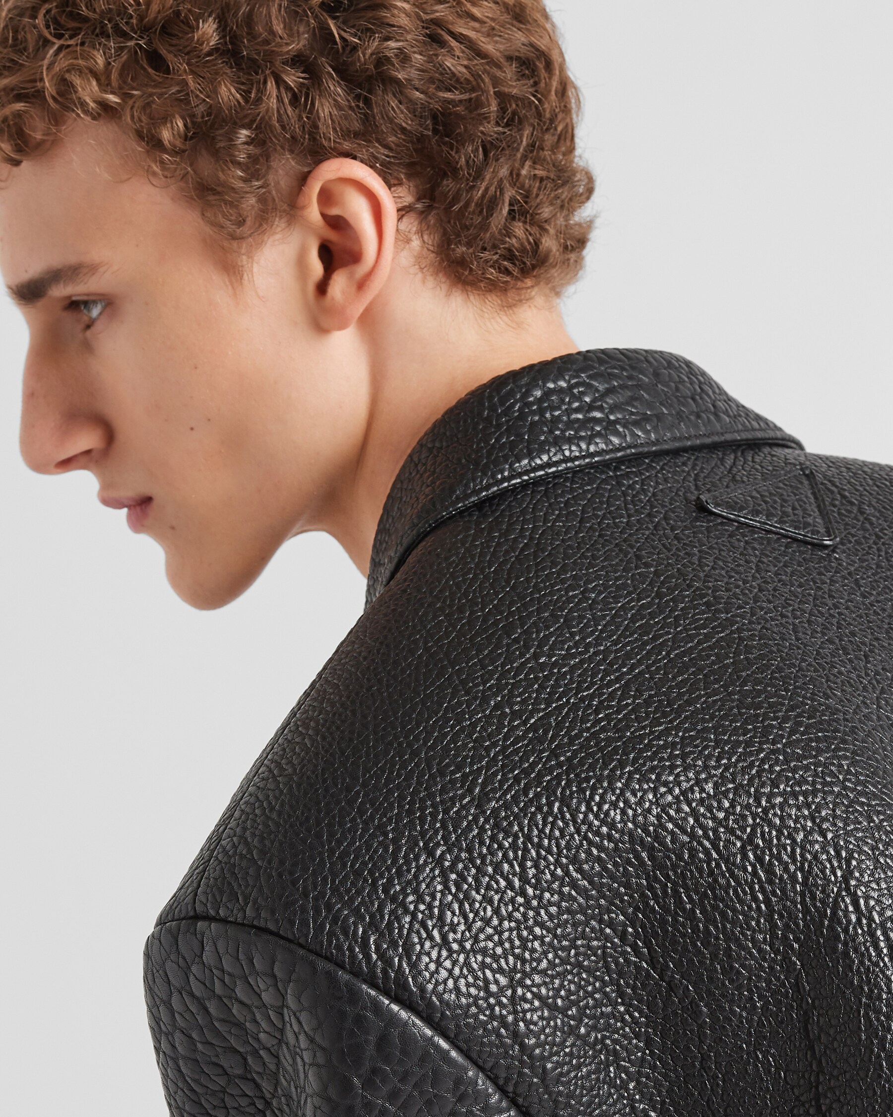 Black Nappa Leather Jacket | PRADA