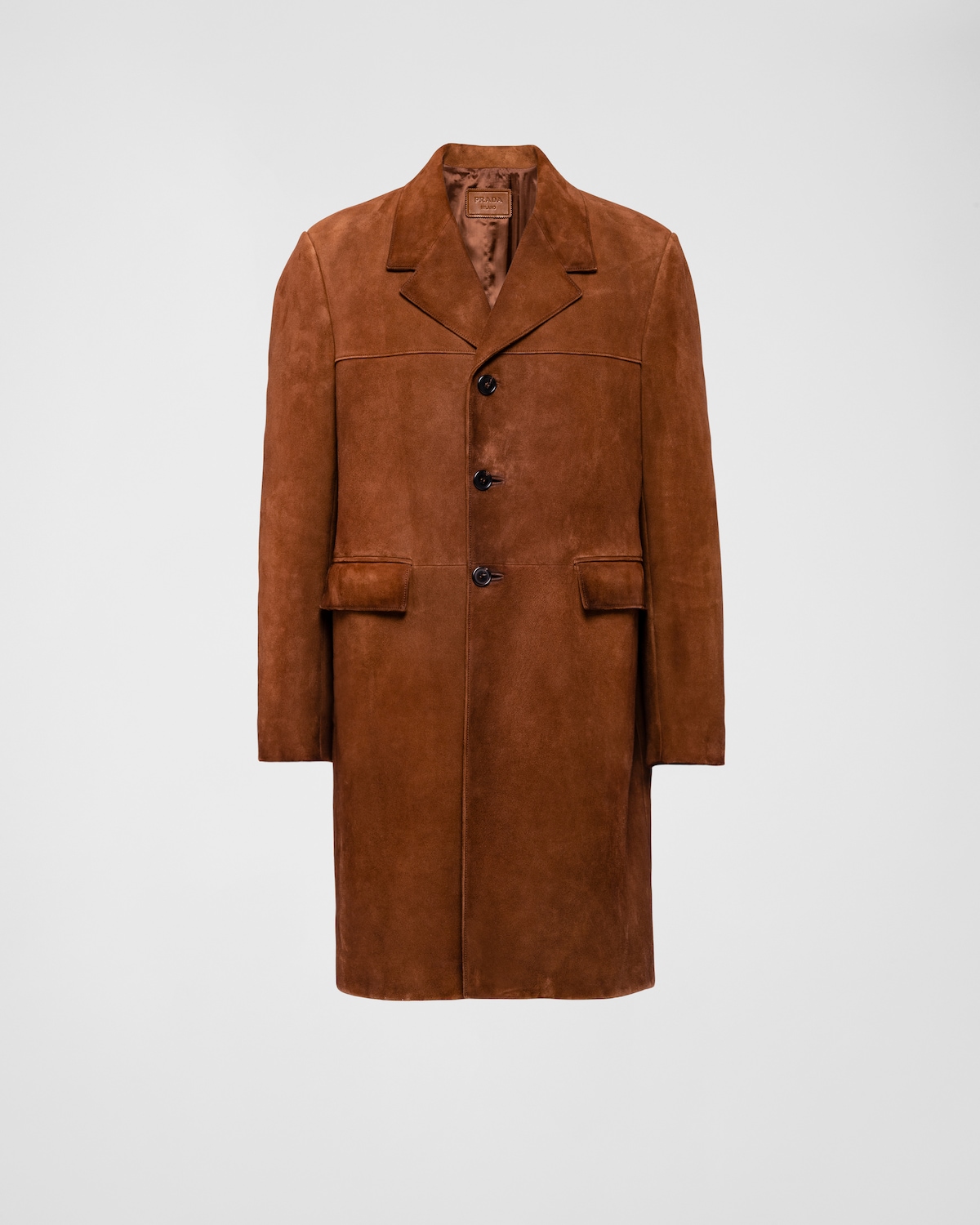 Oak Suede Coat | PRADA