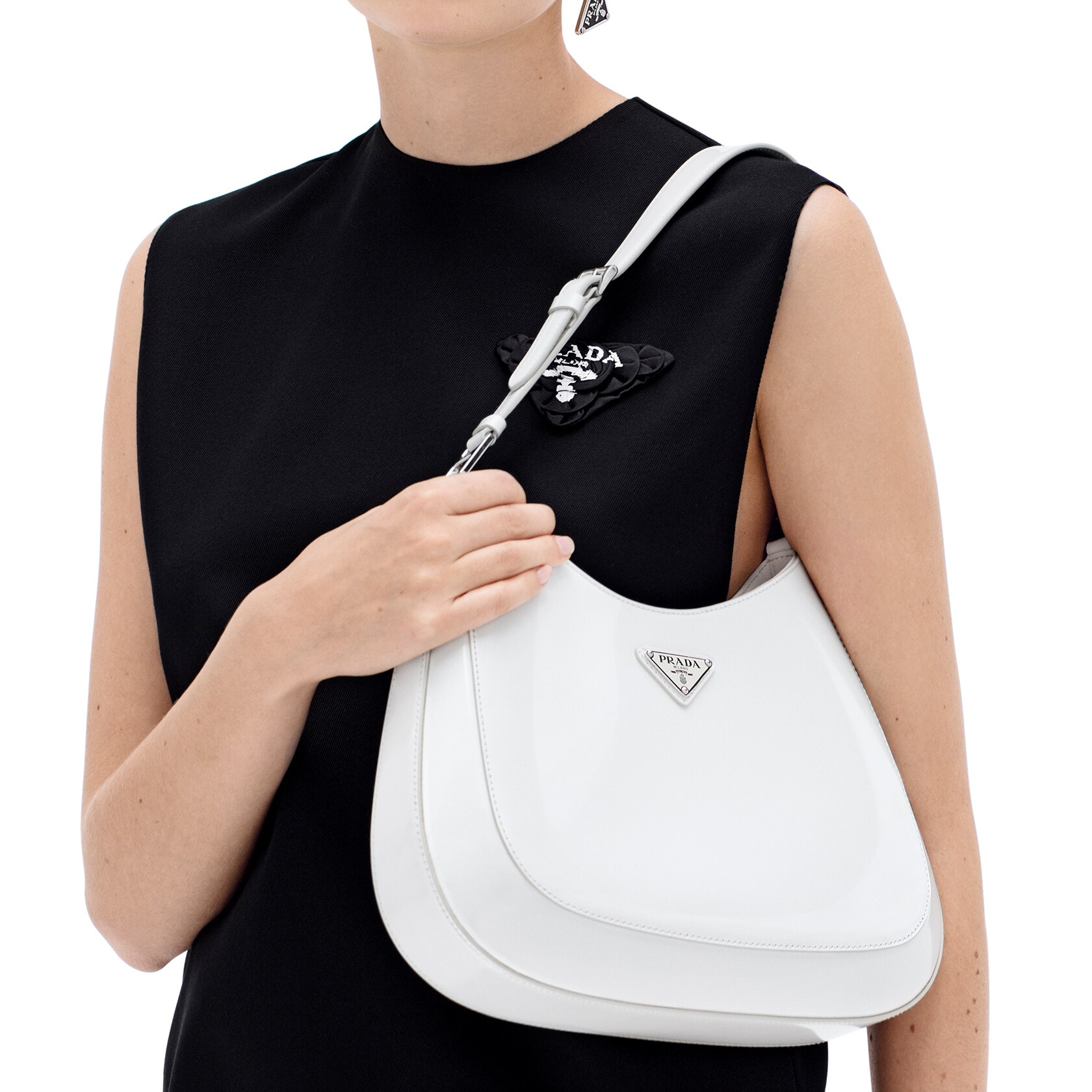 Technical broadcloth dress | Prada