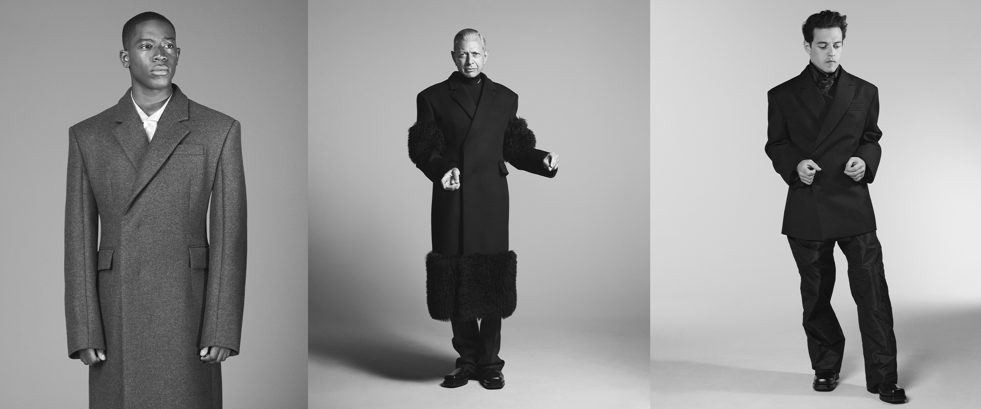 Prada Menswear F/W 2022.23 : Jeff Goldblum, Damson Idris & Rami Malek ...