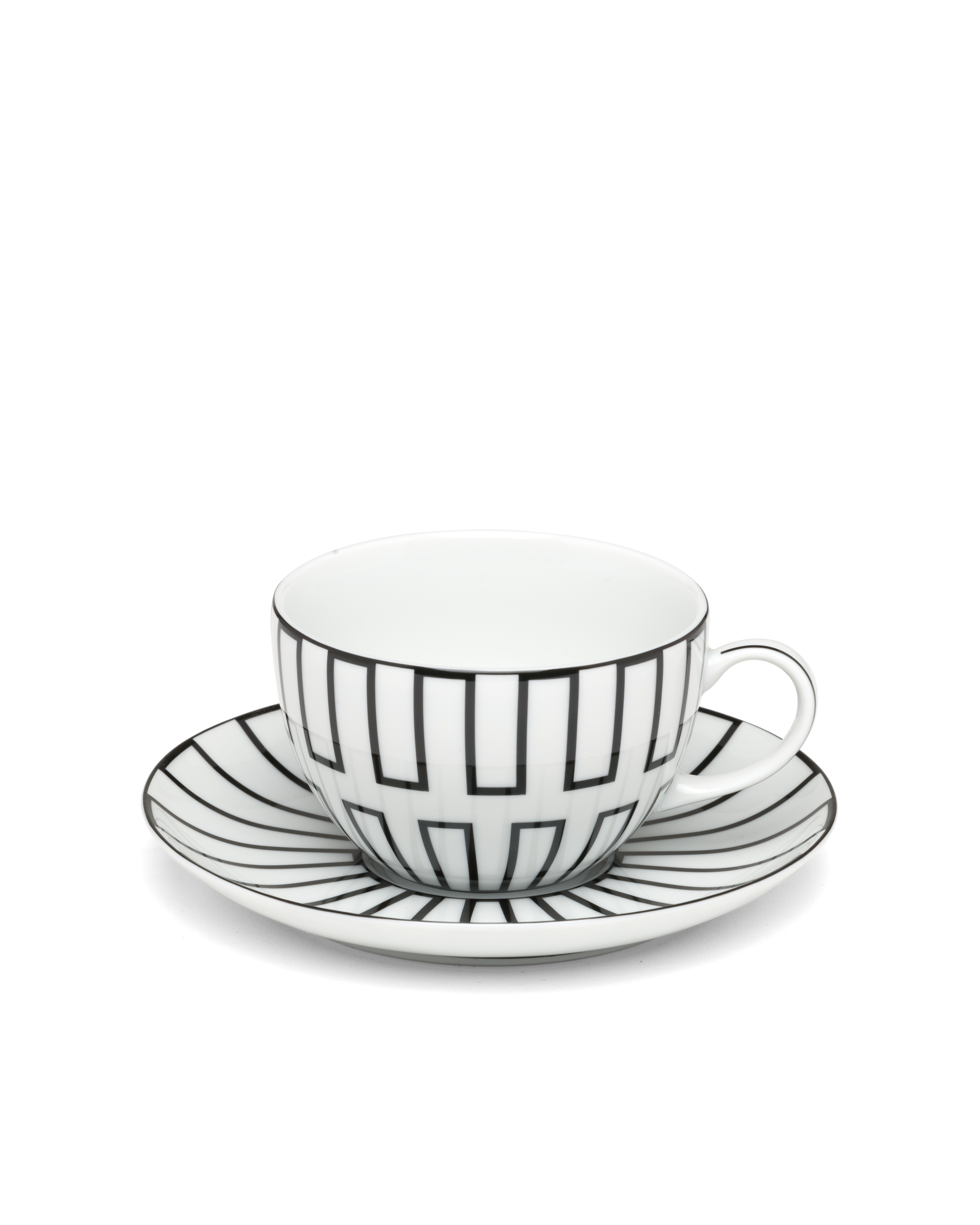 Greek Key Motif Porcelain tea set | Prada