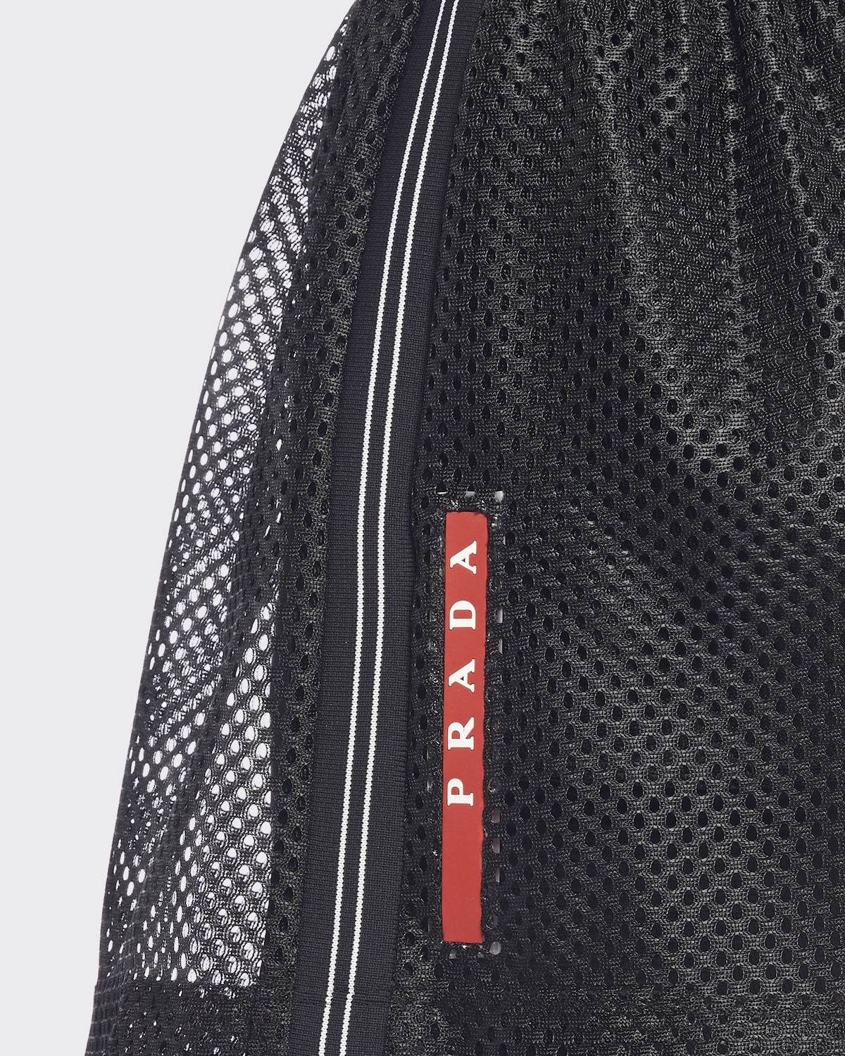 Black Mesh Shorts | PRADA