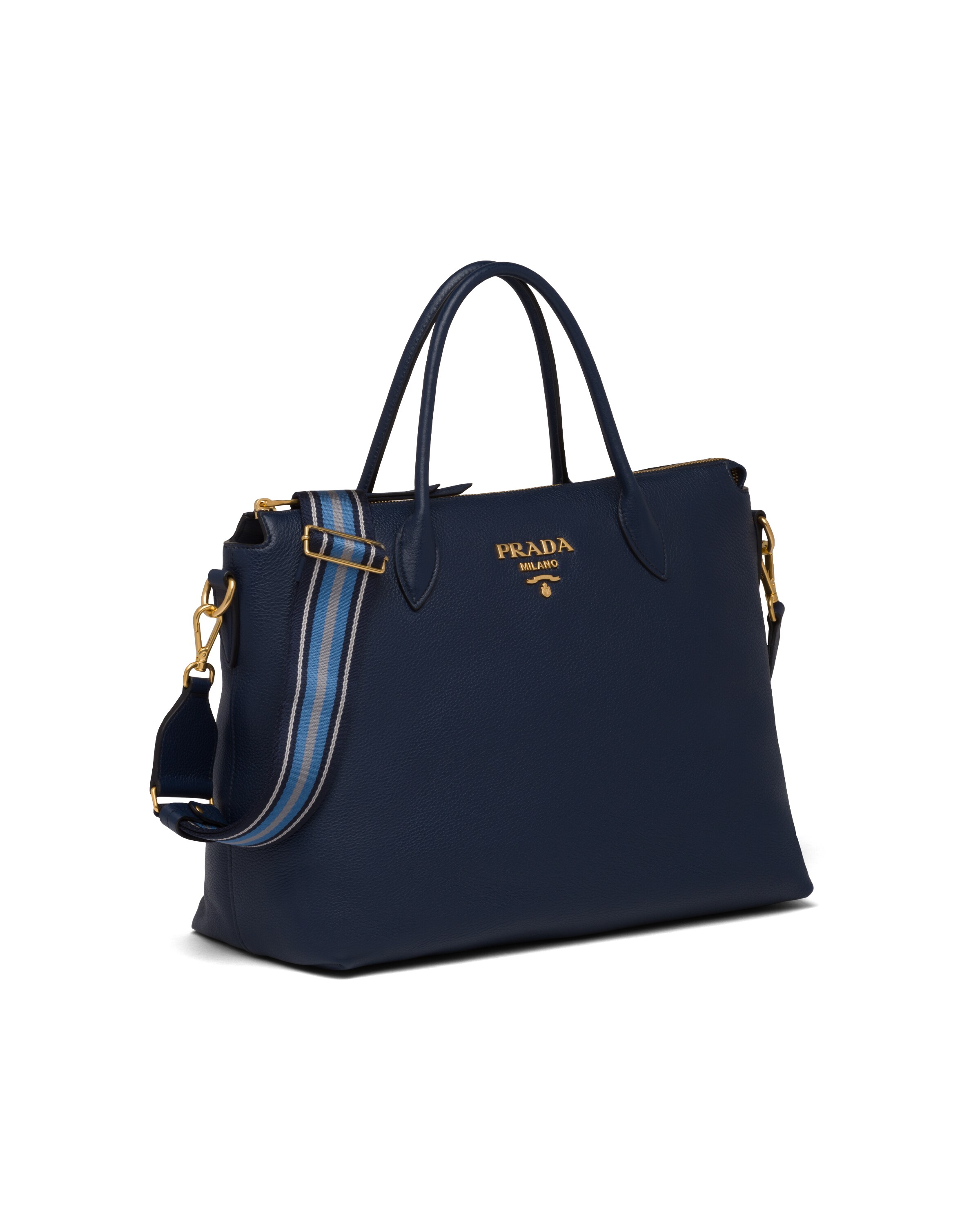 Ostseeblau Handtasche aus Leder | Prada