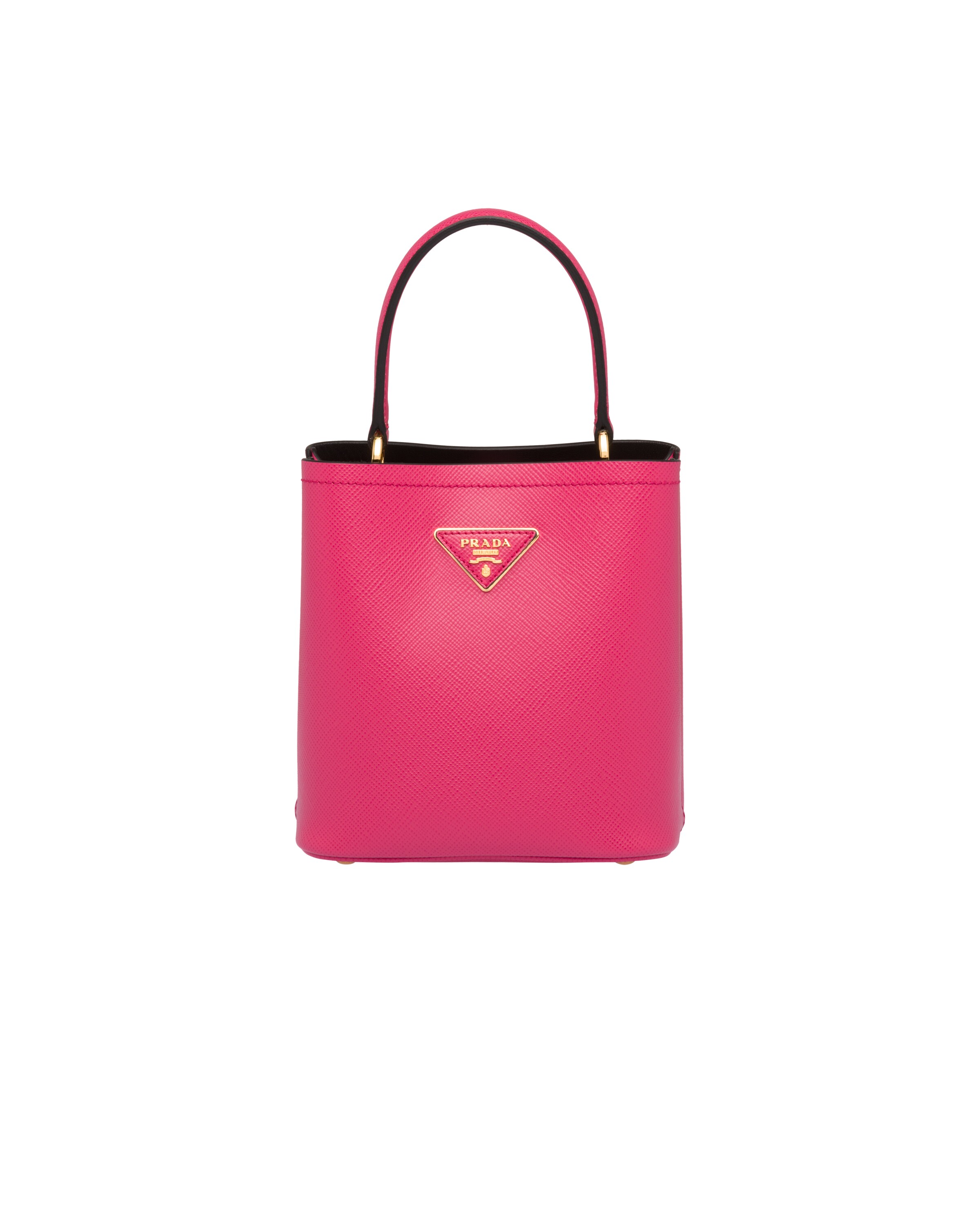 Small Saffiano Leather Prada Panier Bag | Prada