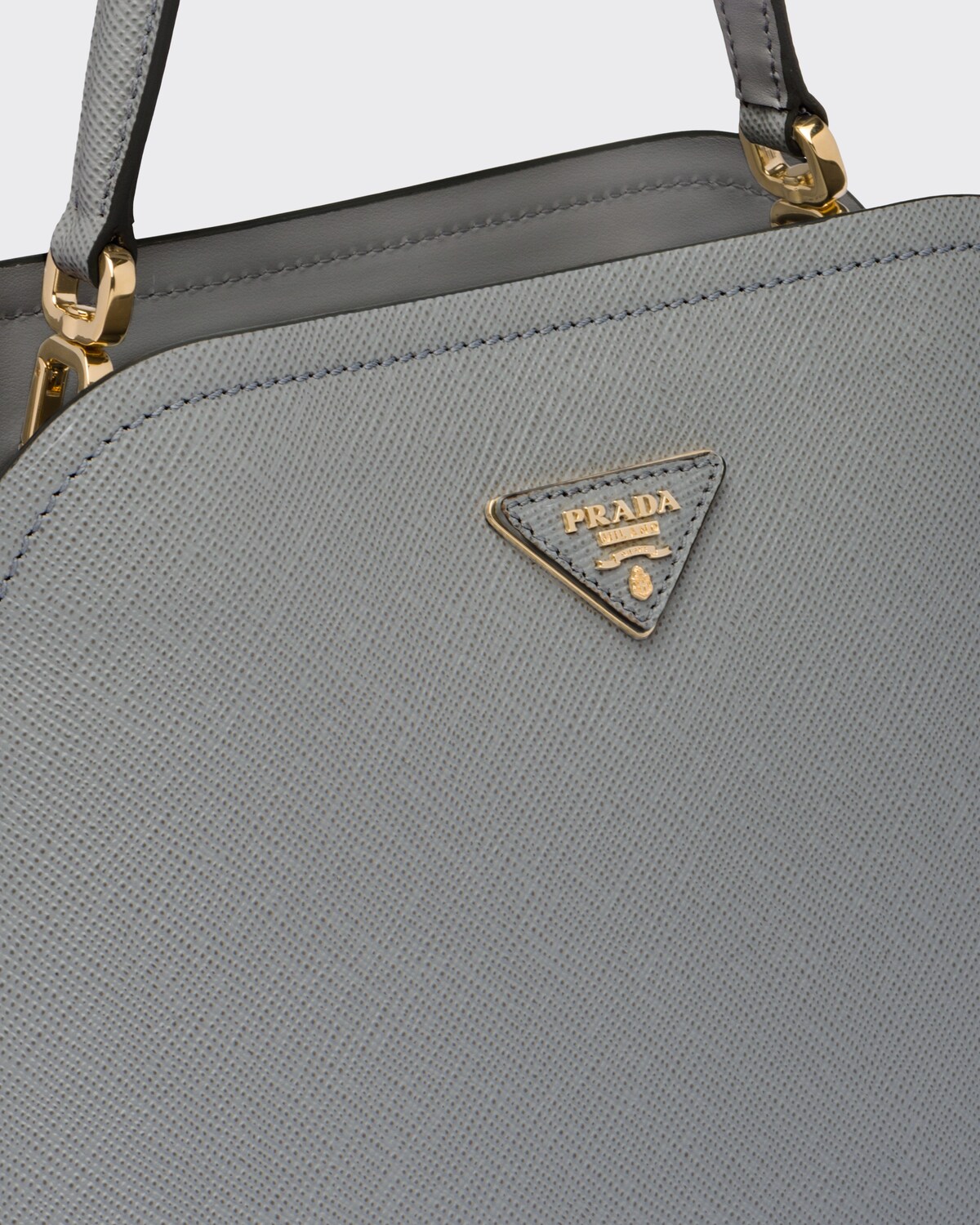 Slate Gray Medium Saffiano Leather Prada Matinée Bag | PRADA