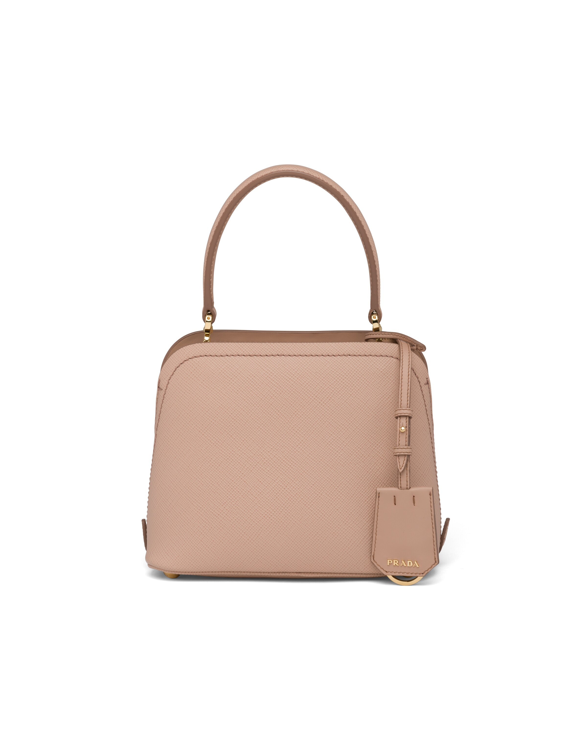 Powder Pink Prada Matinée Micro Saffiano leather bag | Prada