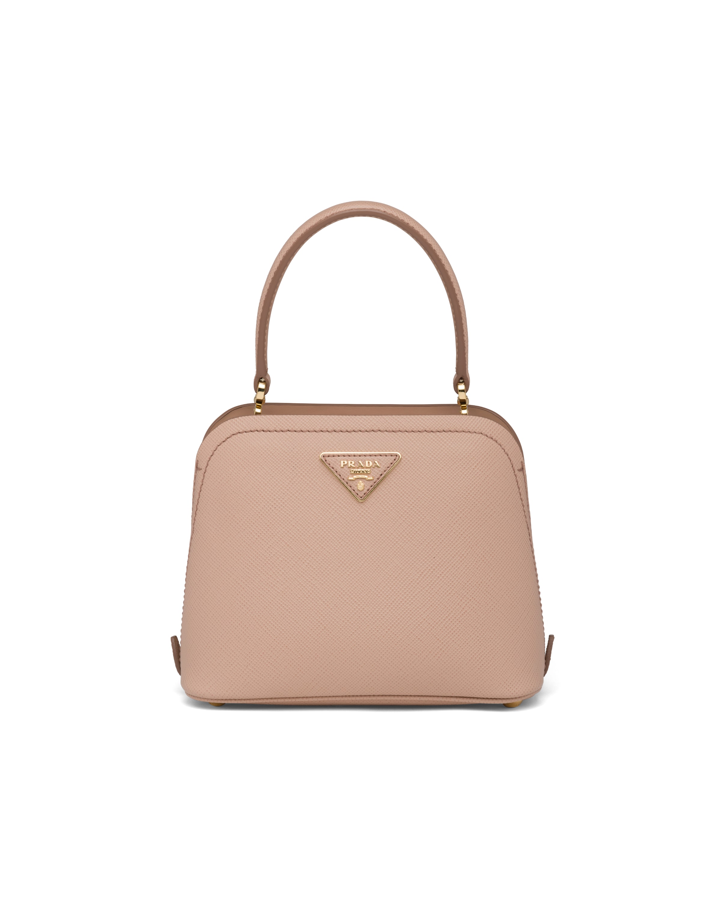 Powder Pink Prada Matinée Micro Saffiano leather bag | Prada