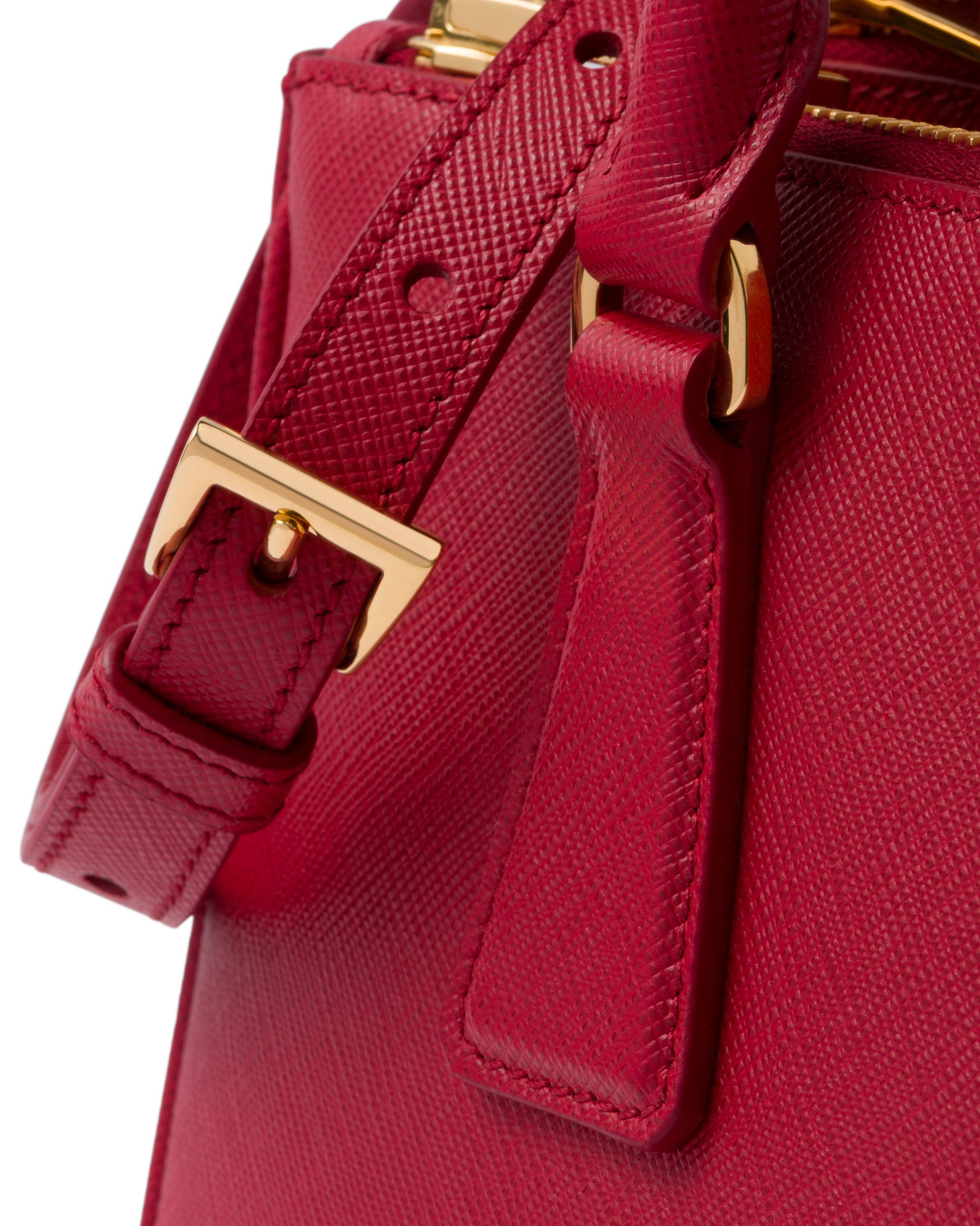 Fiery Red Prada Galleria Saffiano leather medium bag | Prada
