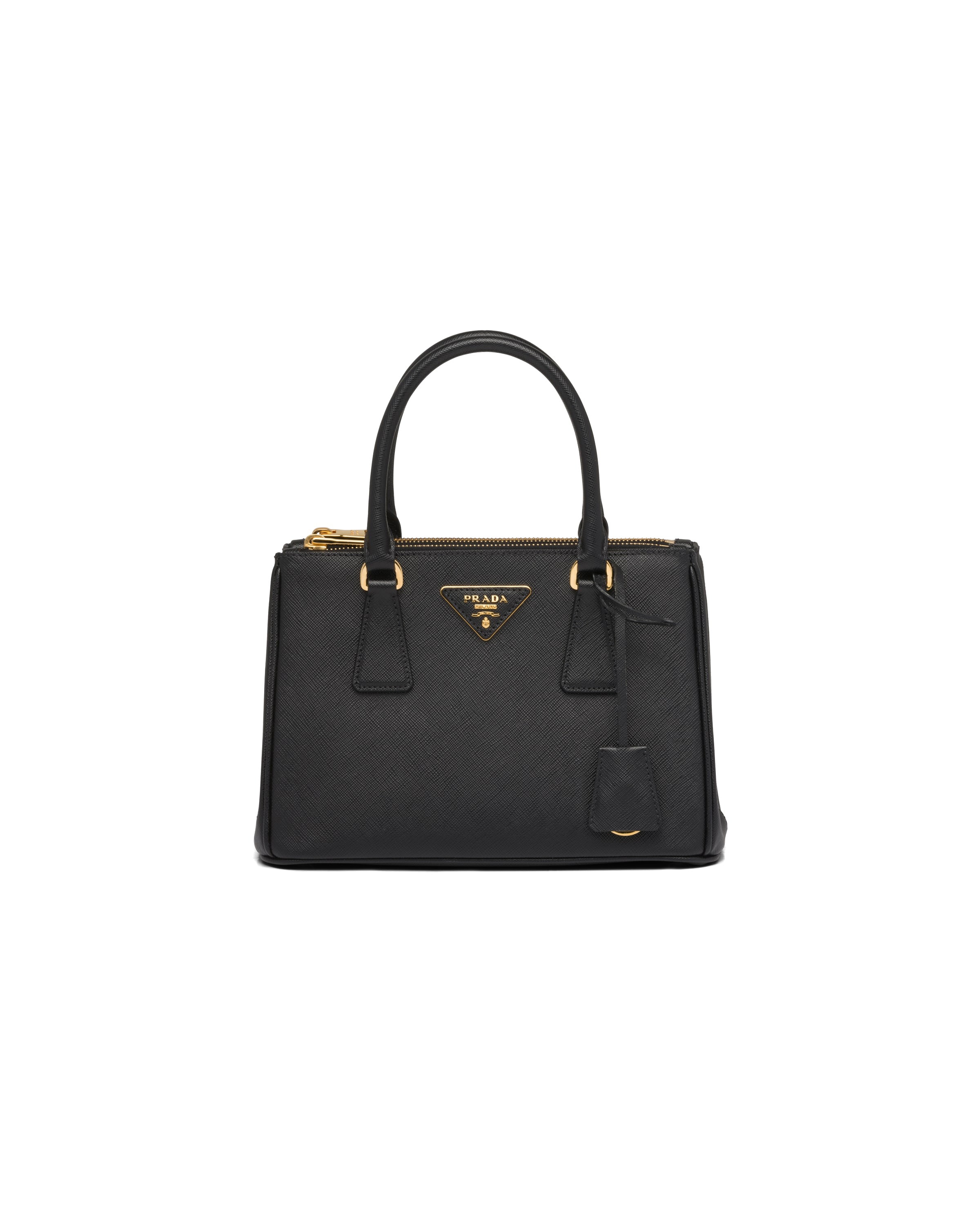 Bolso Prada Galleria pequeño en piel Saffiano Negro | Prada