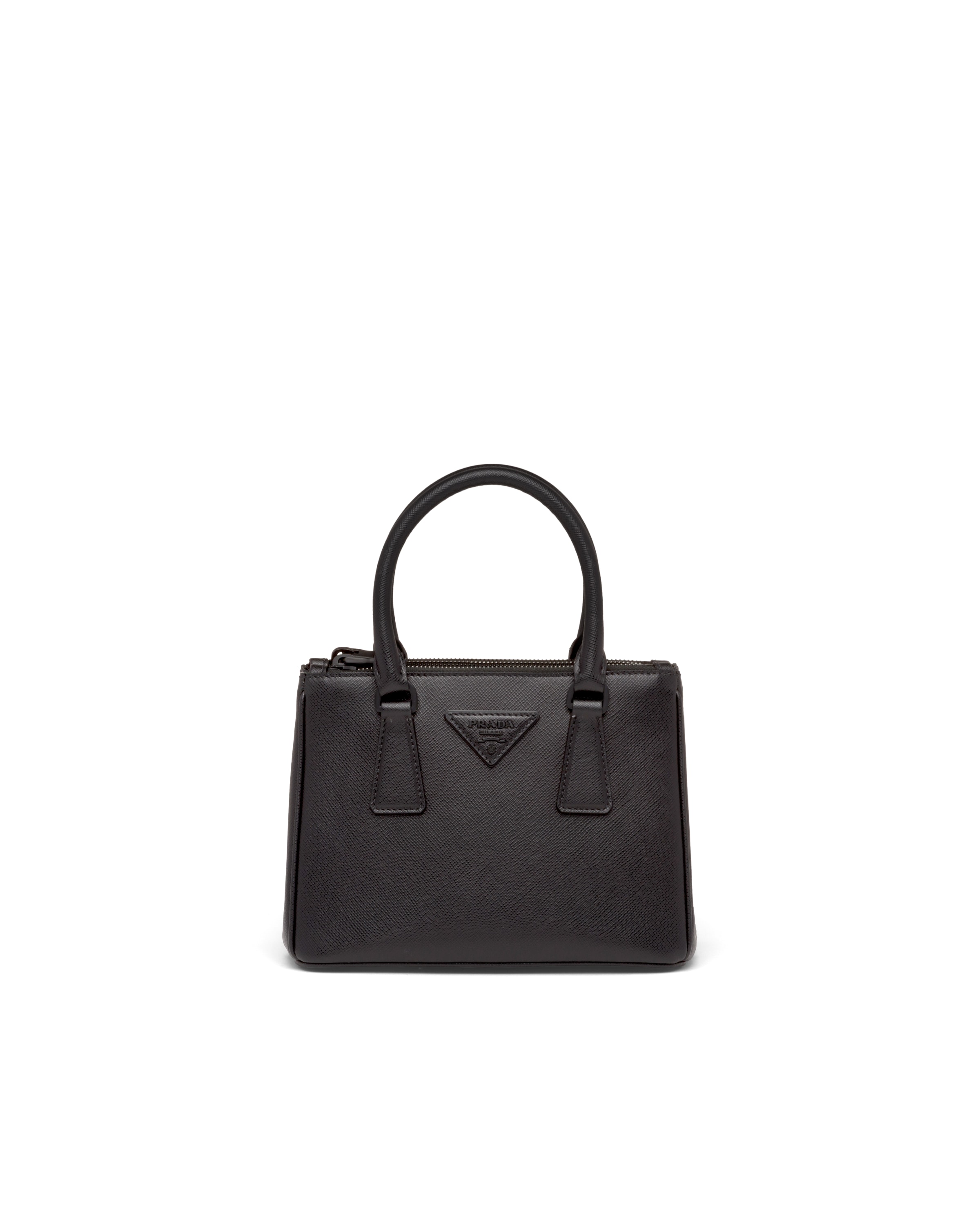Black Prada Galleria Saffiano leather micro-bag | Prada
