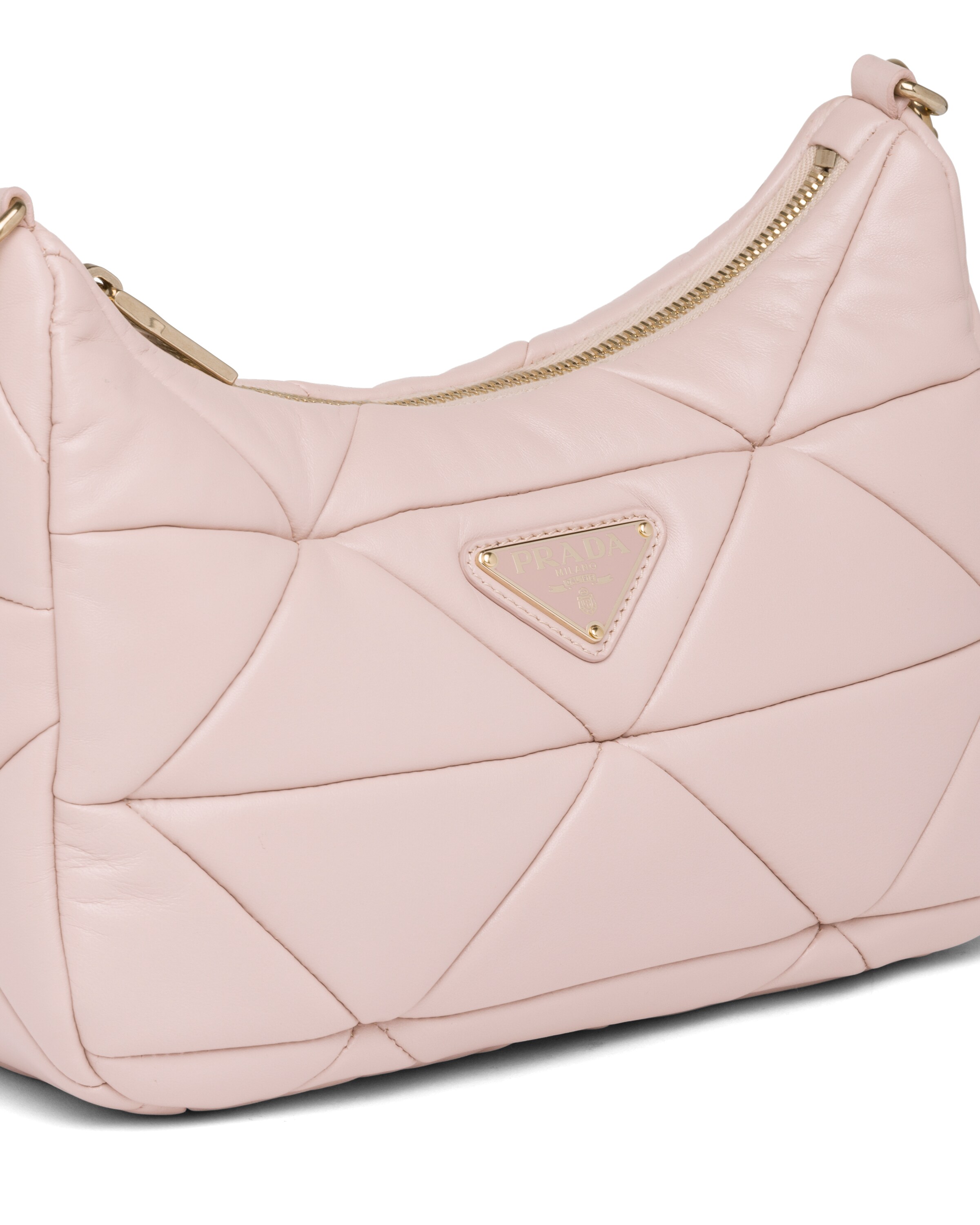 Water Lily Prada System nappa leather patchwork shoulder bag | Prada