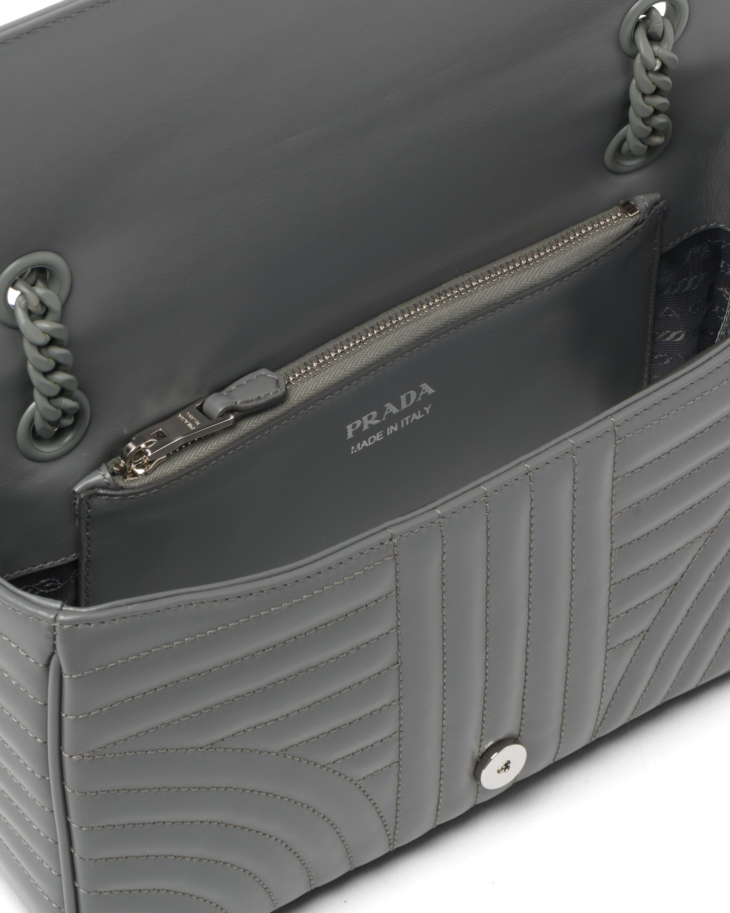 Marble Gray Prada Diagramme shoulder bag | Prada