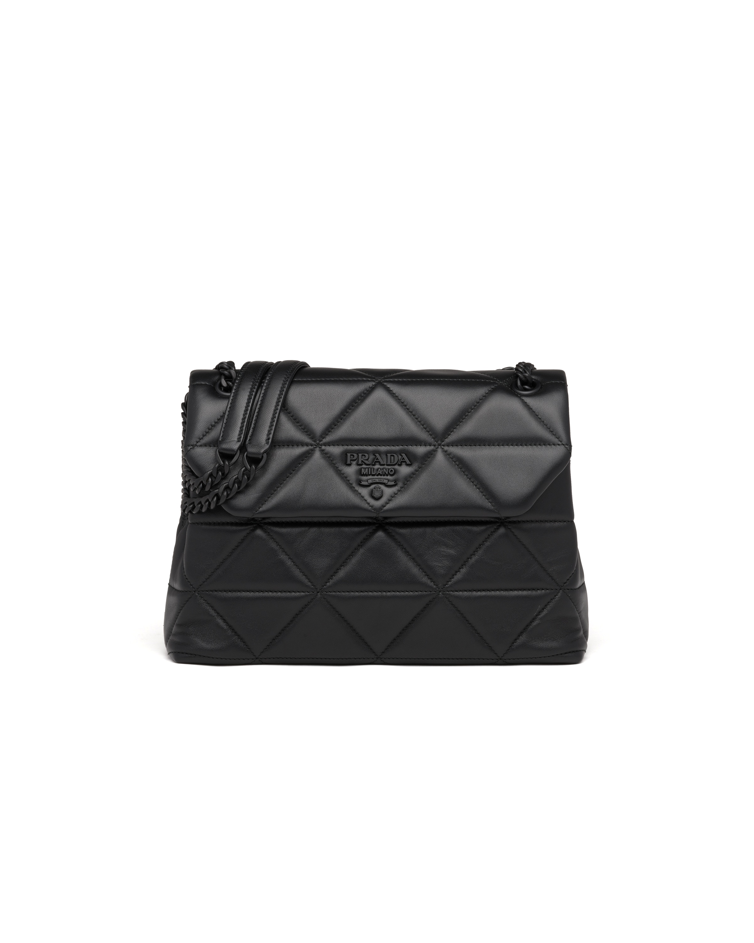 Black Large Nappa Leather Prada Spectrum Bag | Prada