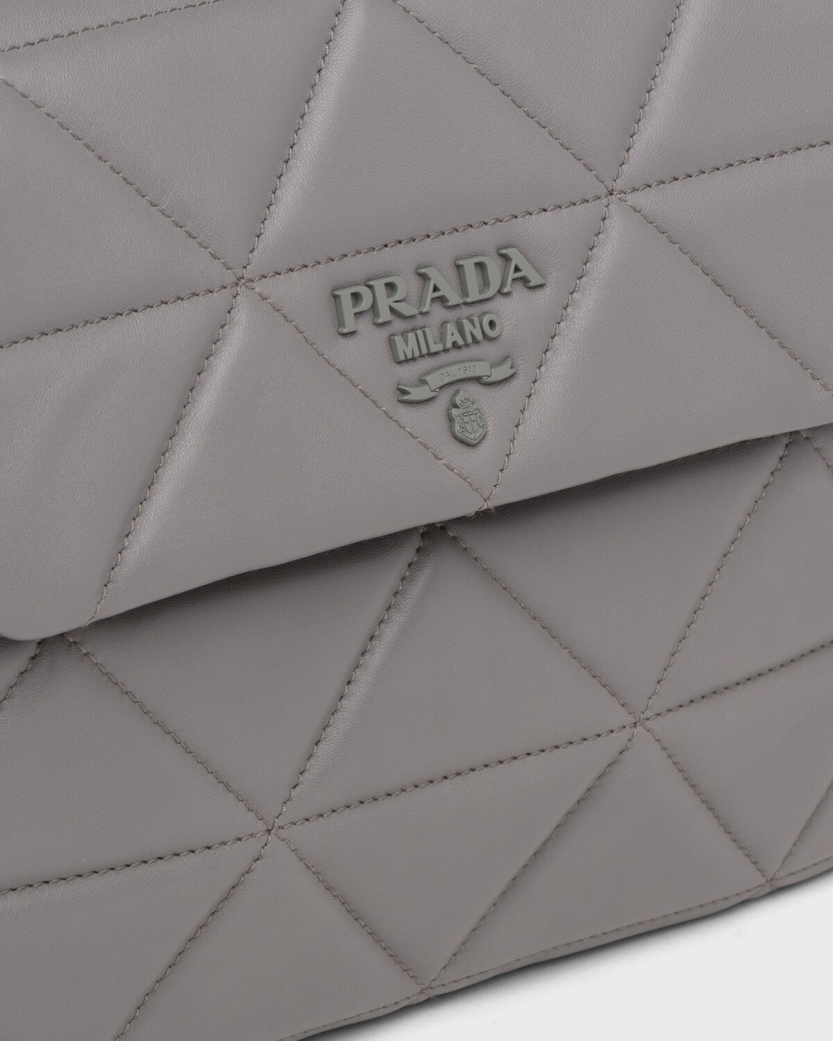 Marble Gray Large Nappa Leather Prada Spectrum Bag | PRADA