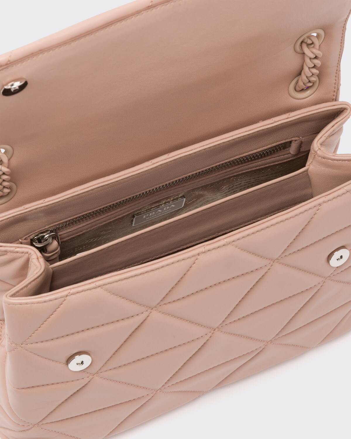 Powder Beige Large Nappa Leather Prada Spectrum Bag | PRADA