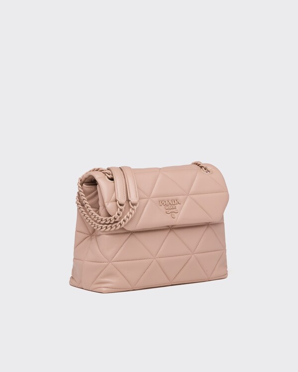 Powder Beige Large Nappa Leather Prada Spectrum Bag | PRADA