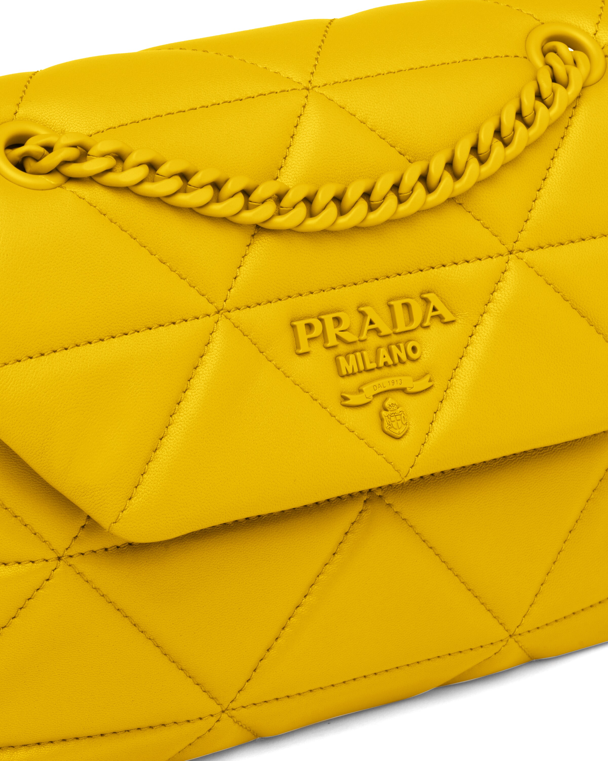 Yellow Small Nappa Leather Prada Spectrum Bag | Prada