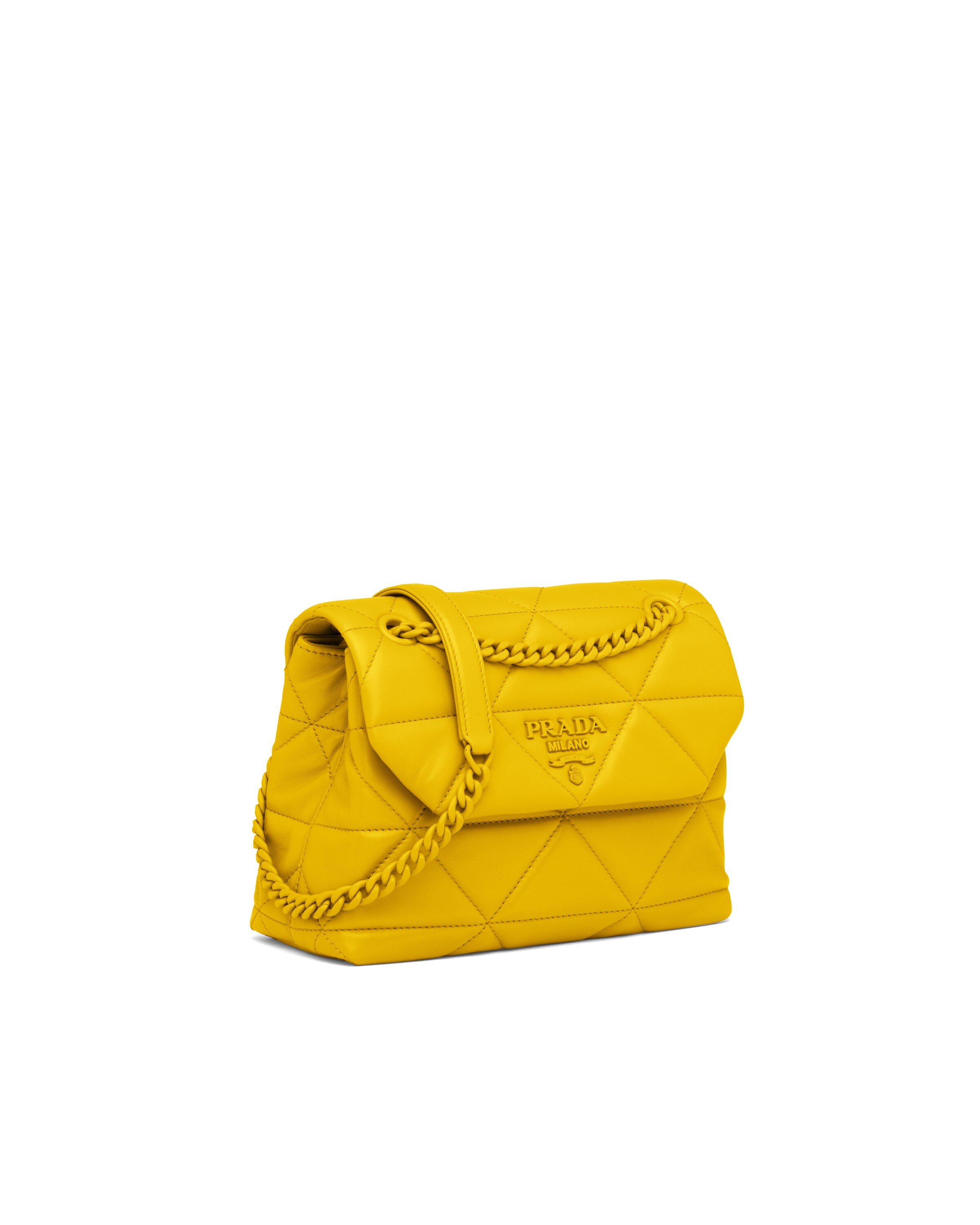 Yellow Small Nappa Leather Prada Spectrum Bag | Prada