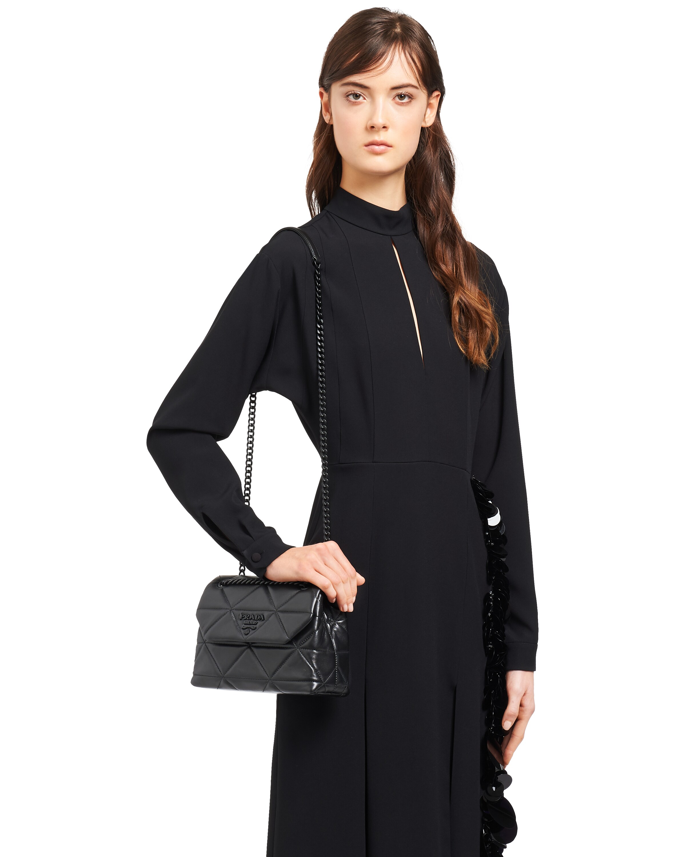 Black Small Nappa Leather Prada Spectrum Bag | Prada