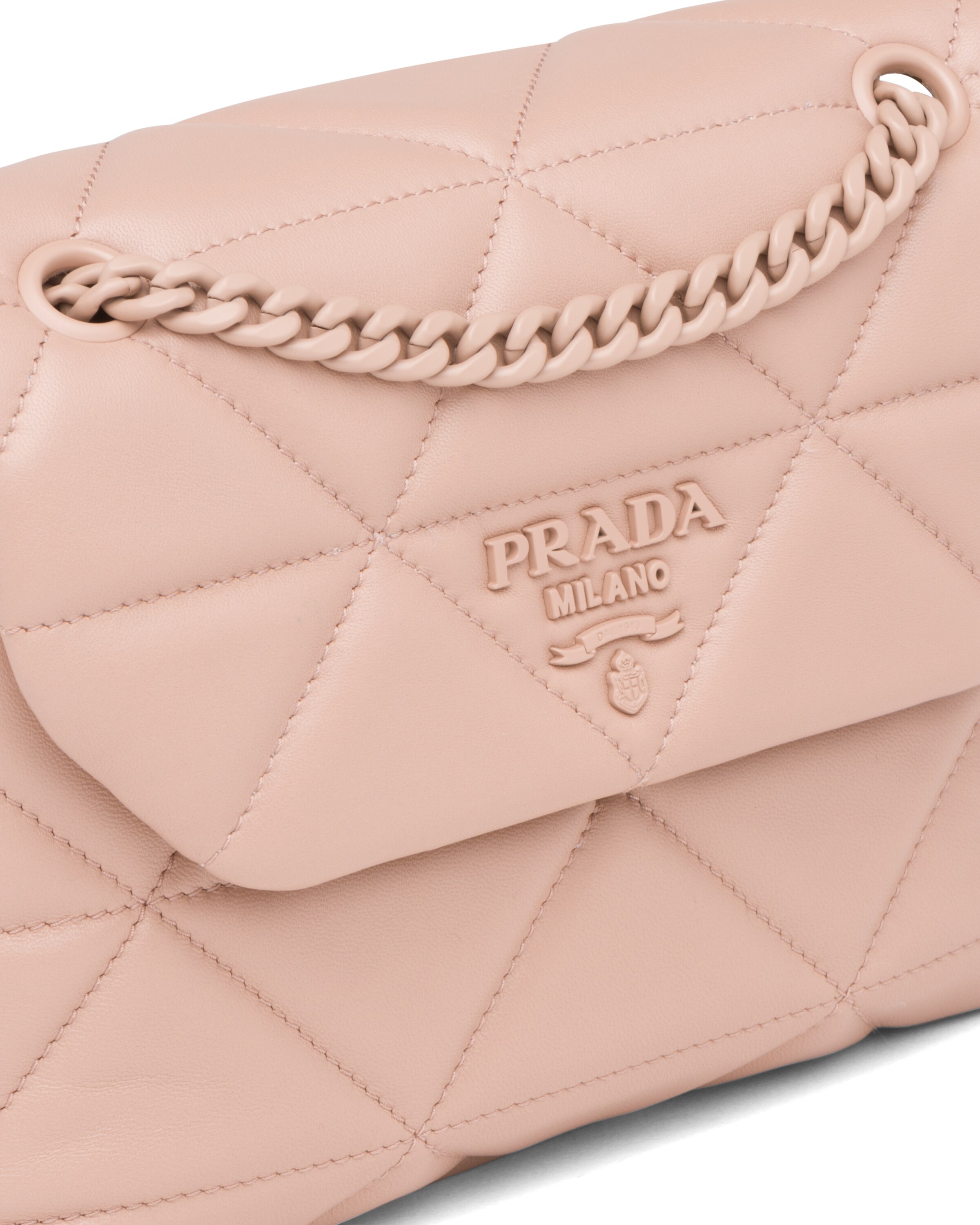 Powder Beige Small Nappa Leather Prada Spectrum Bag | Prada