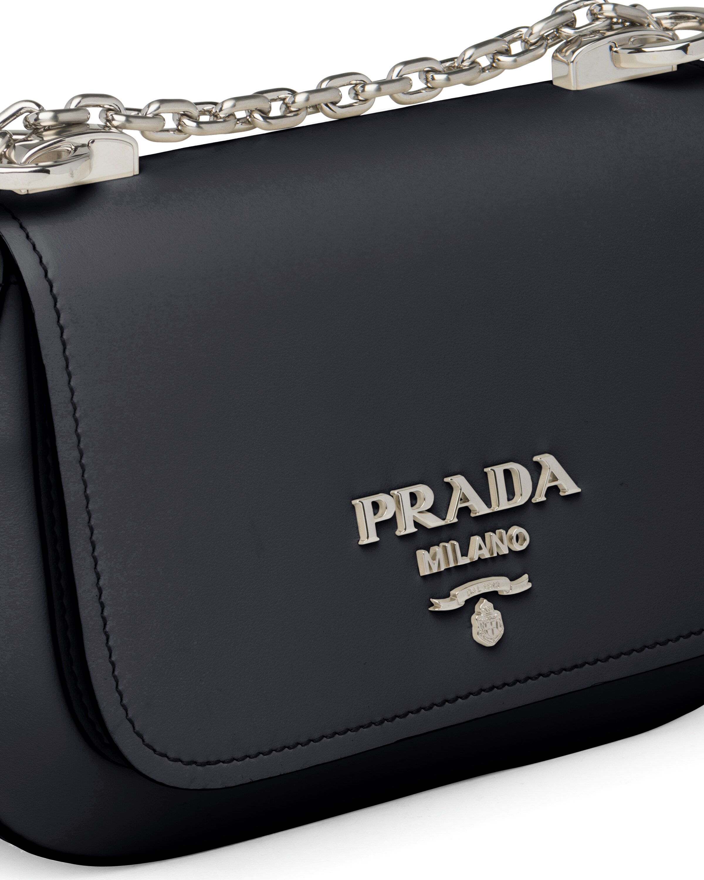 Bandolera de piel Negro | Prada