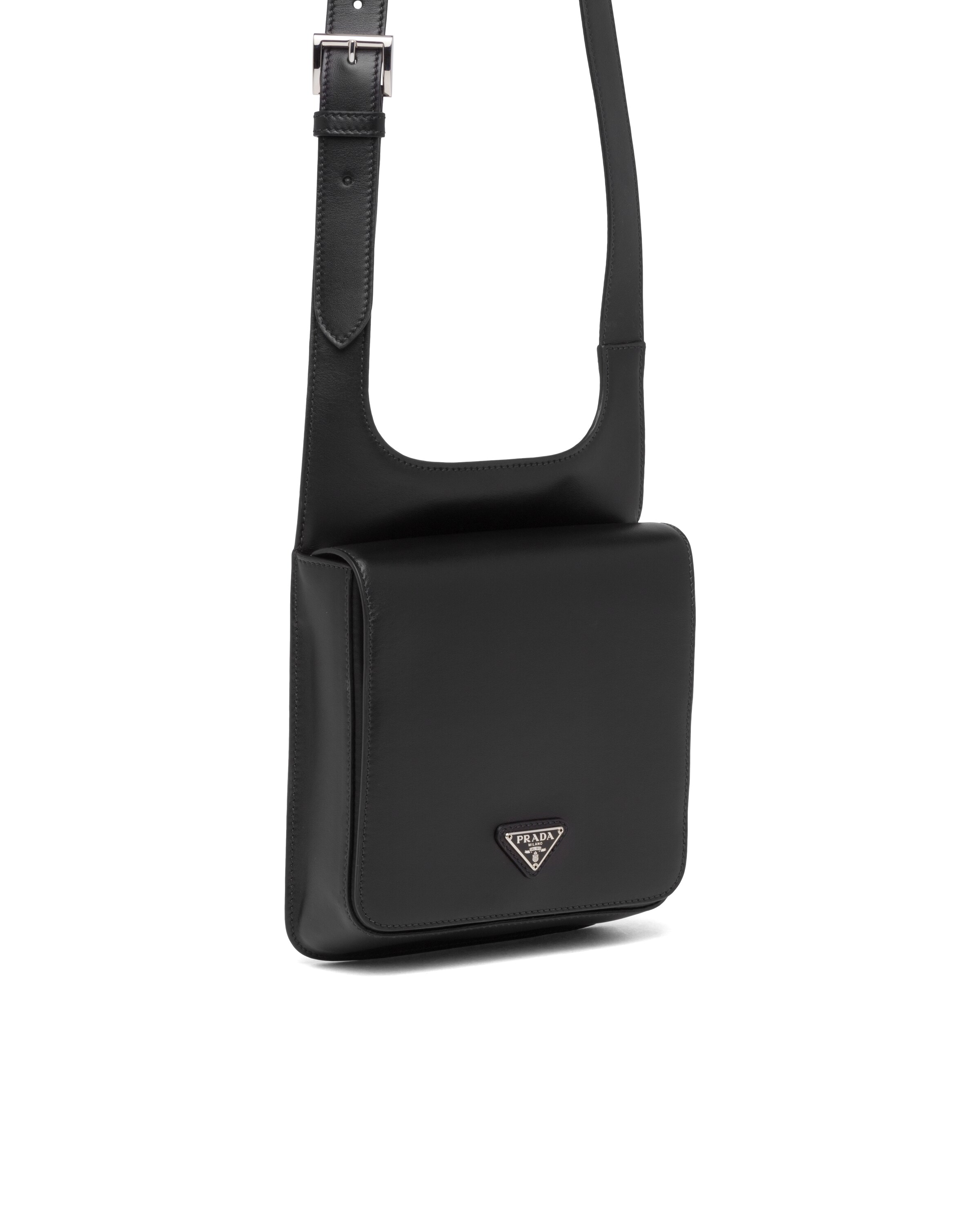 Black Leather crossbody bag | Prada