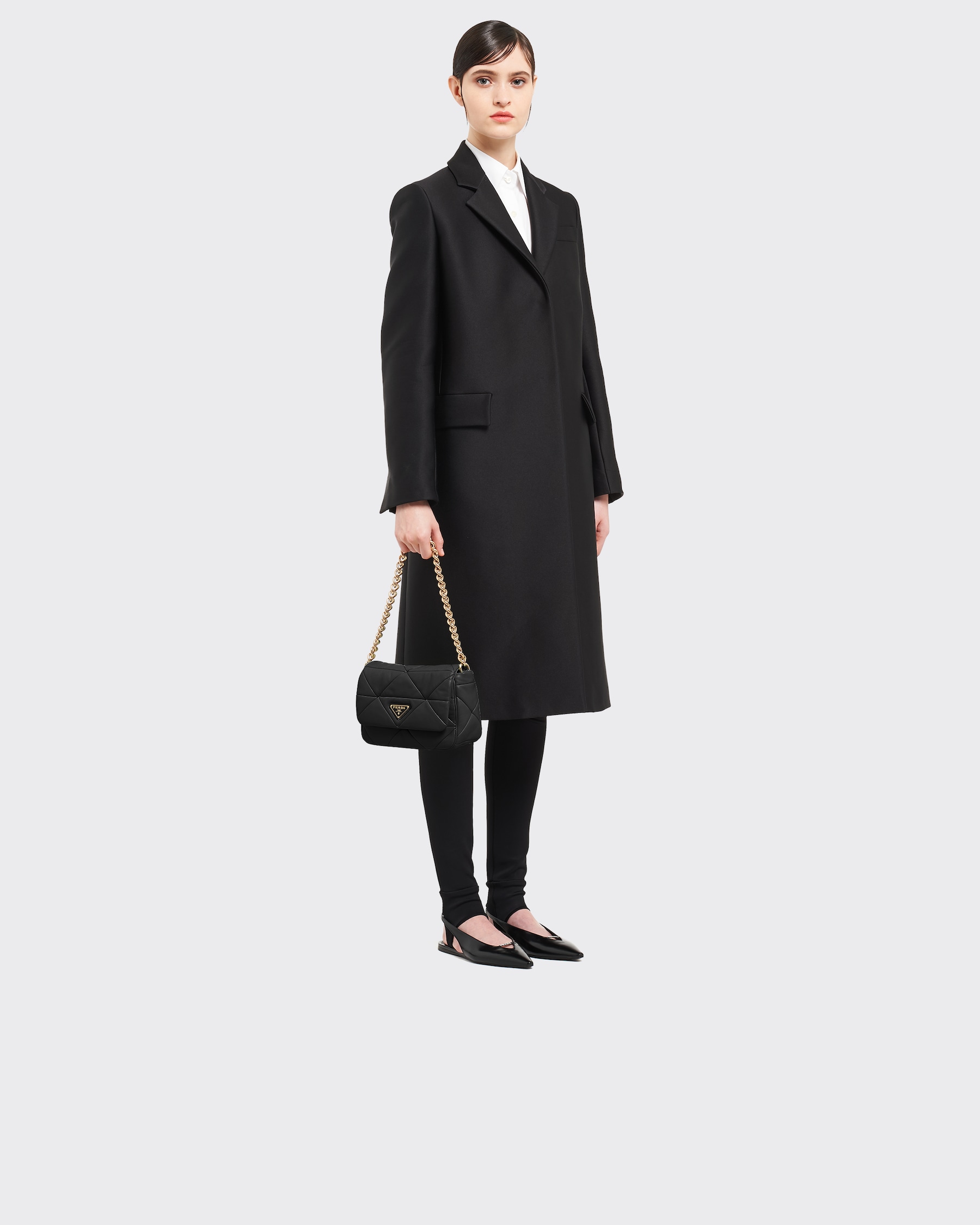 Black Prada System Nappa Leather Patchwork Bag | PRADA