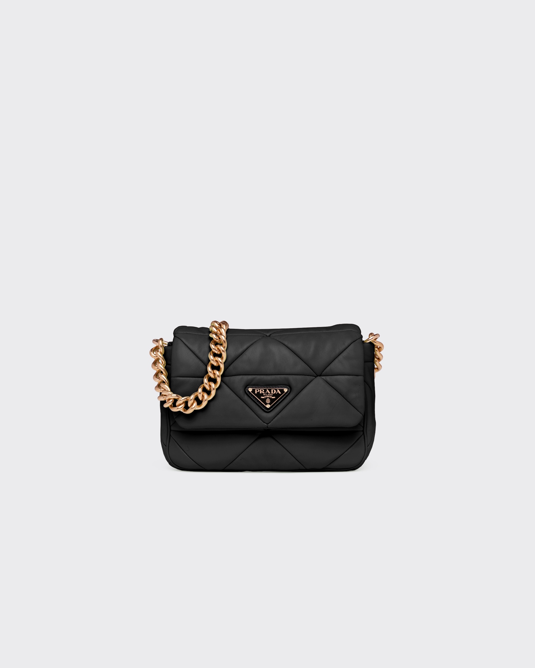 Black Prada System Nappa Leather Patchwork Bag | PRADA
