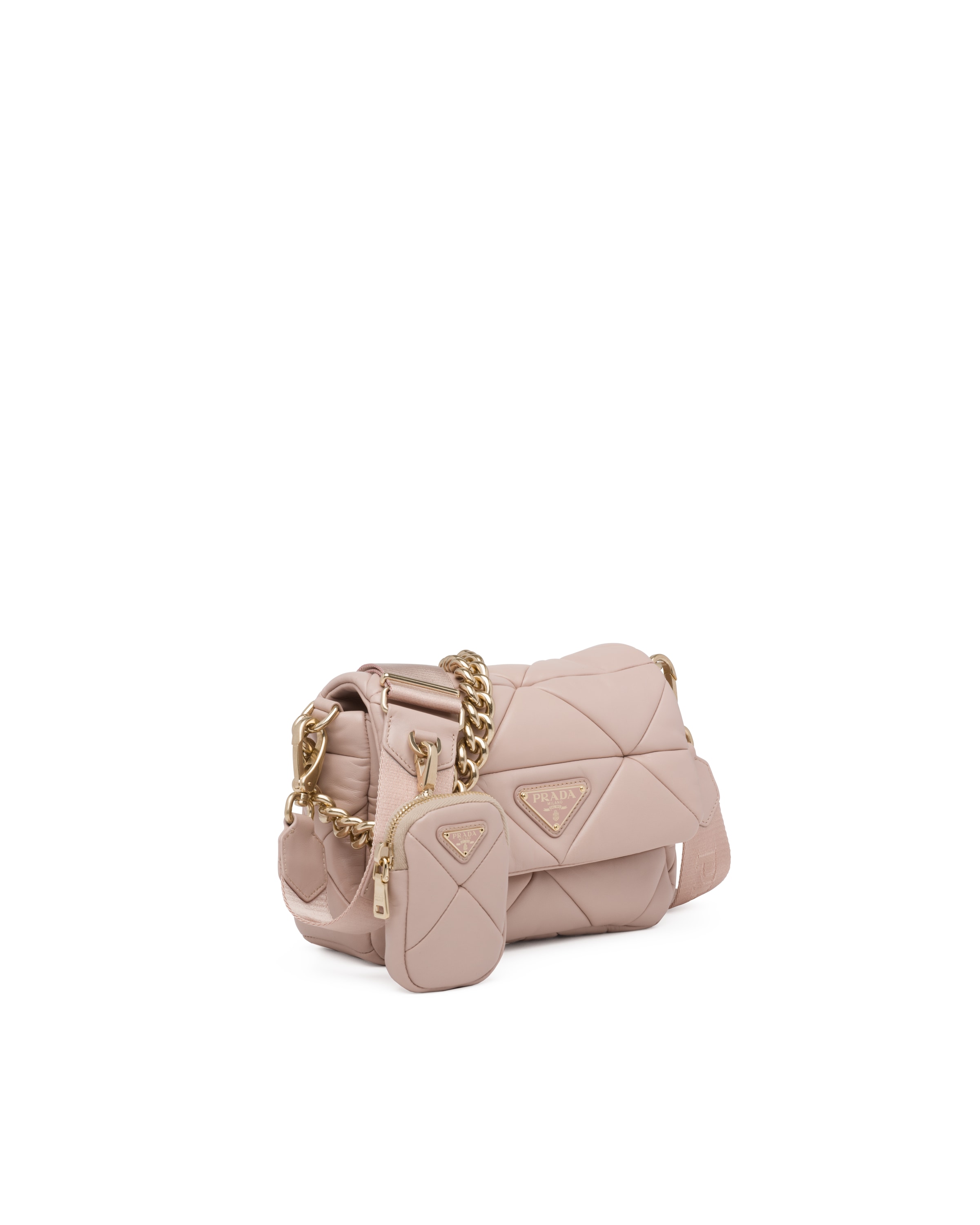 Water Lily Prada System nappa leather patchwork bag | Prada