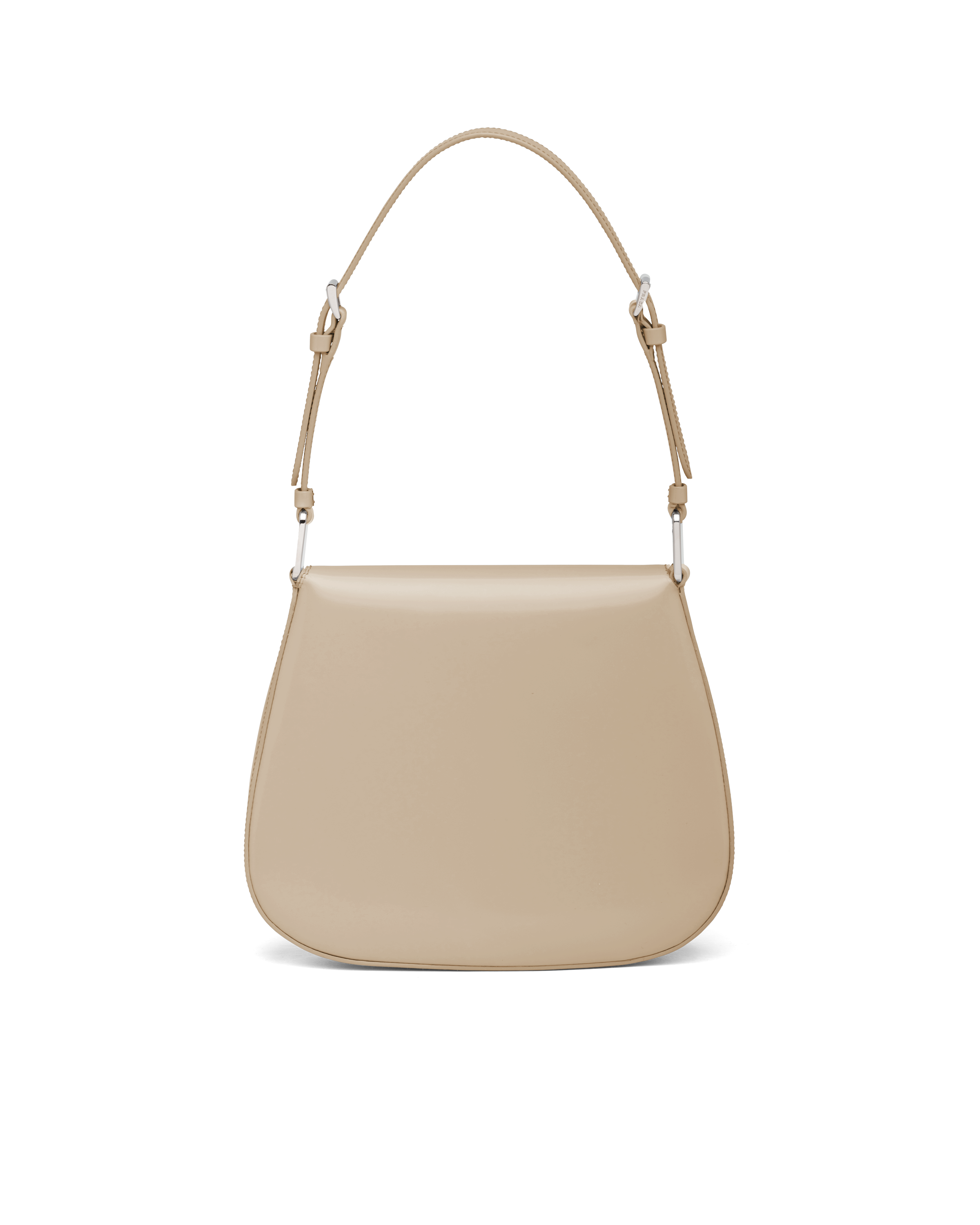 Desert Beige Prada Cleo brushed leather shoulder bag | Prada
