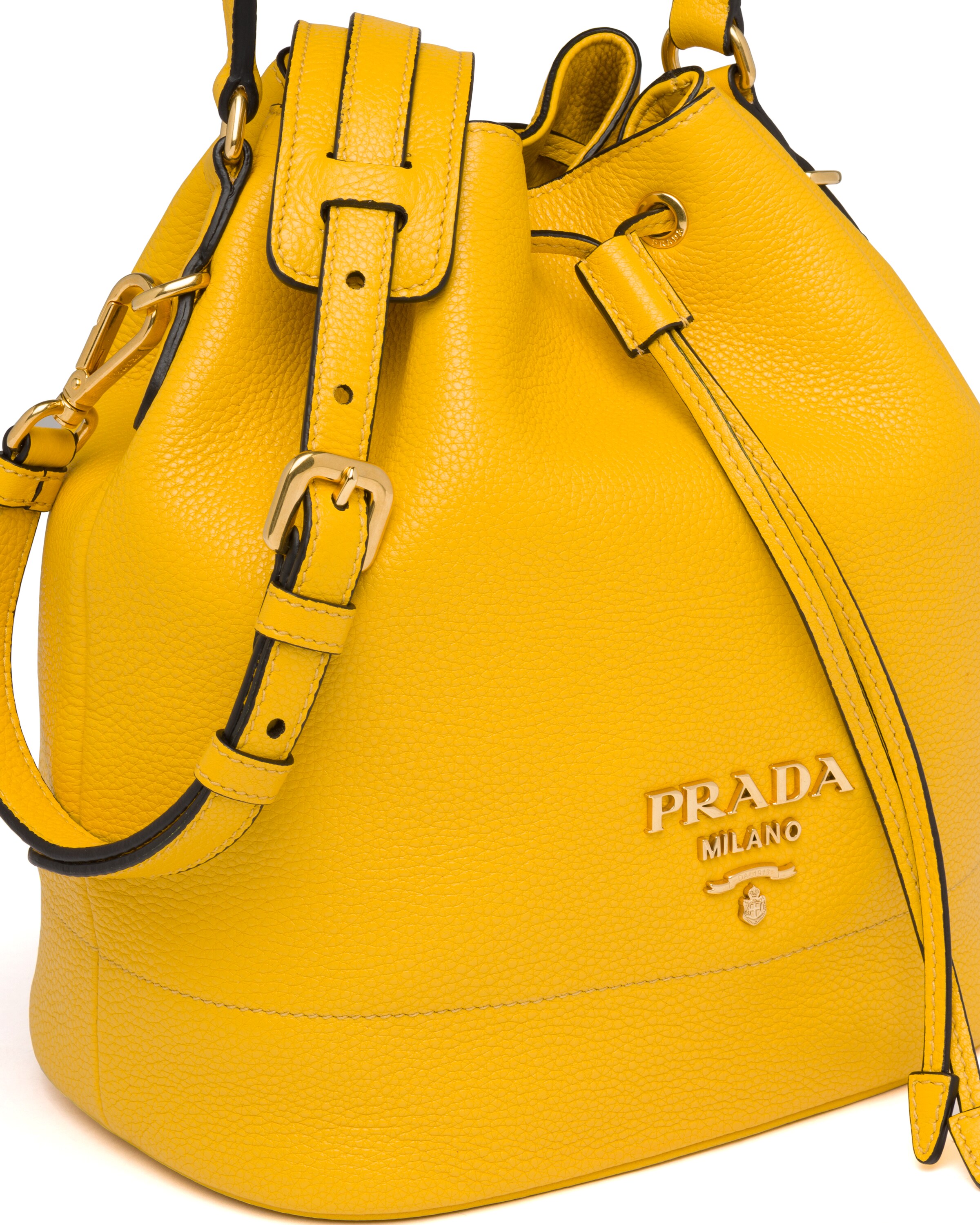 Leather Bucket Bag | Prada